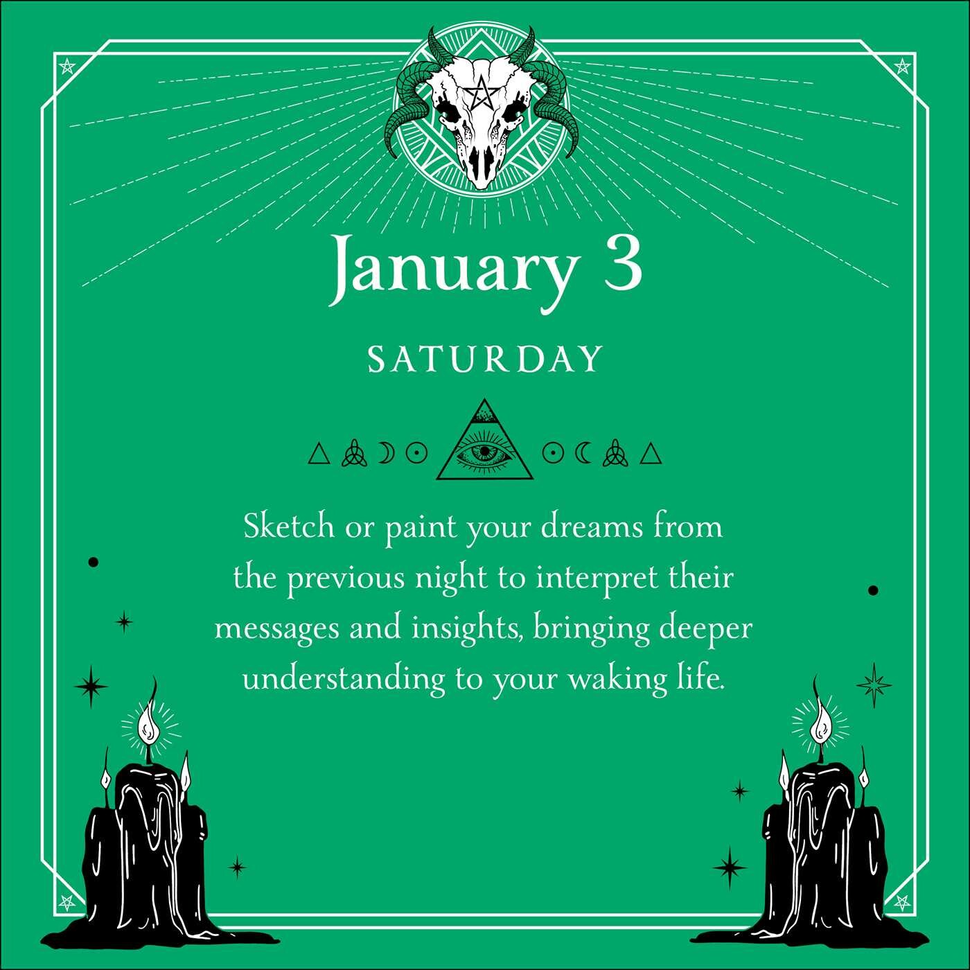 2026 Witch's Calendar: Daily Magick Day-to-Day Calendar - Book Summary ...
