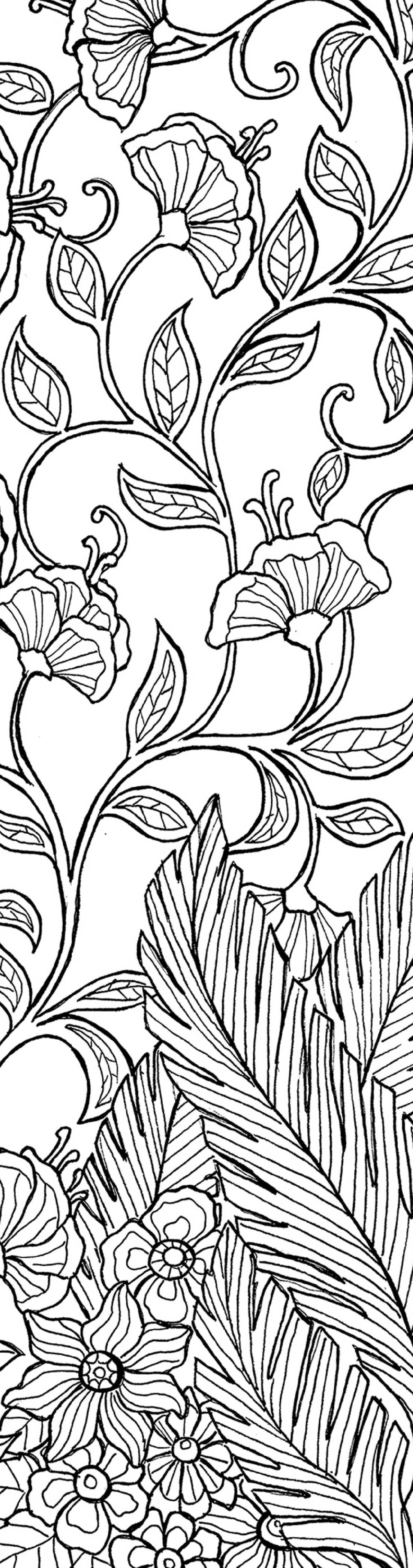 Flowers Coloring Bookmarks | Book by Rockpool Publishing | Official ...