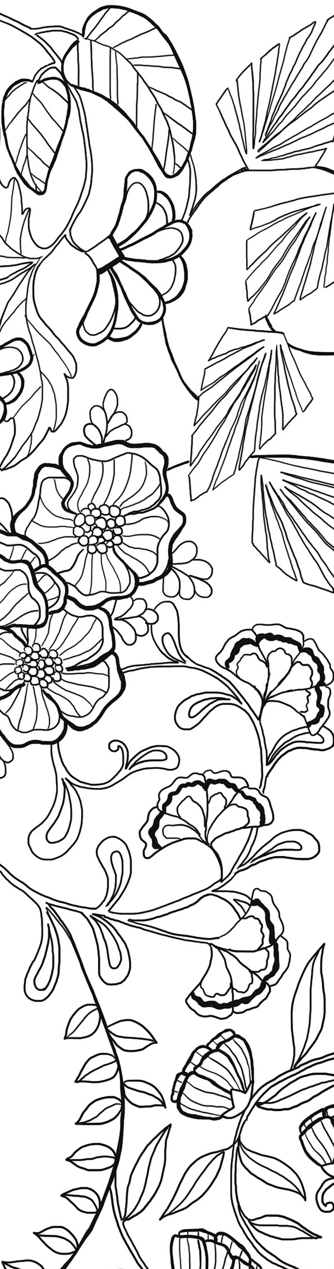Flowers Coloring Bookmarks | Book by Rockpool Publishing | Official ...