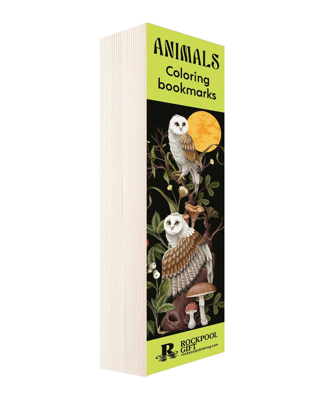 Animals Coloring Bookmarks | Book by Rockpool Publishing | Official ...