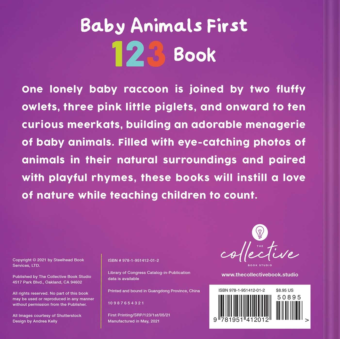 Baby Animals First 123 Book | Book by Alexandra Claire | Official ...