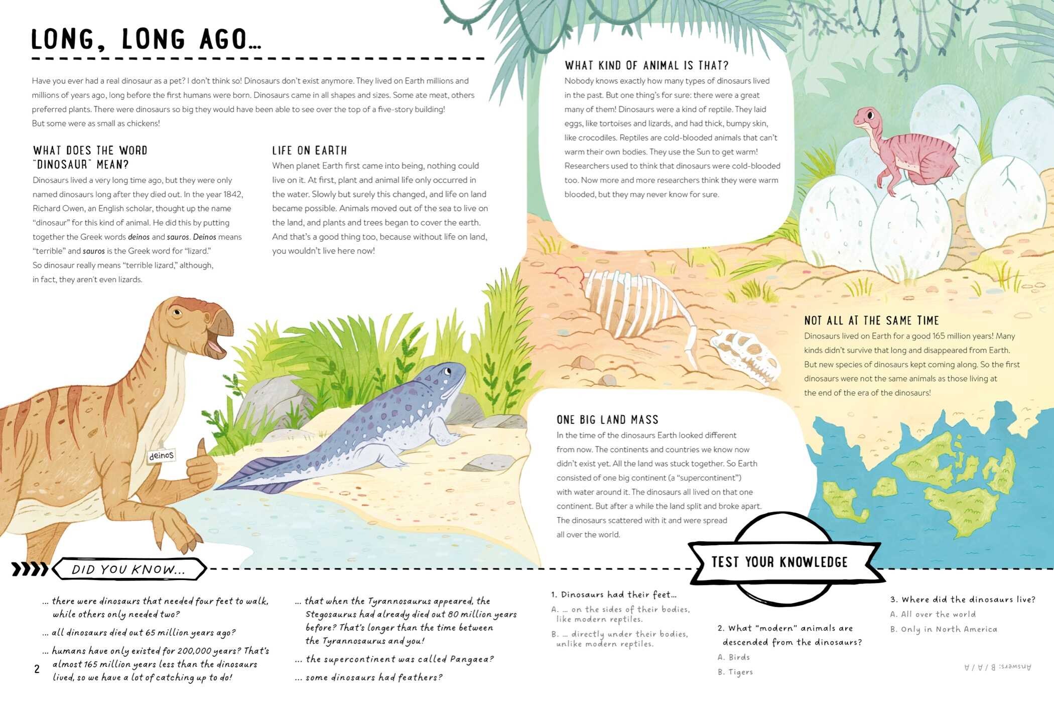 Fold Out Atlas of Dinosaurs | Book by Little Genius Books | Official ...