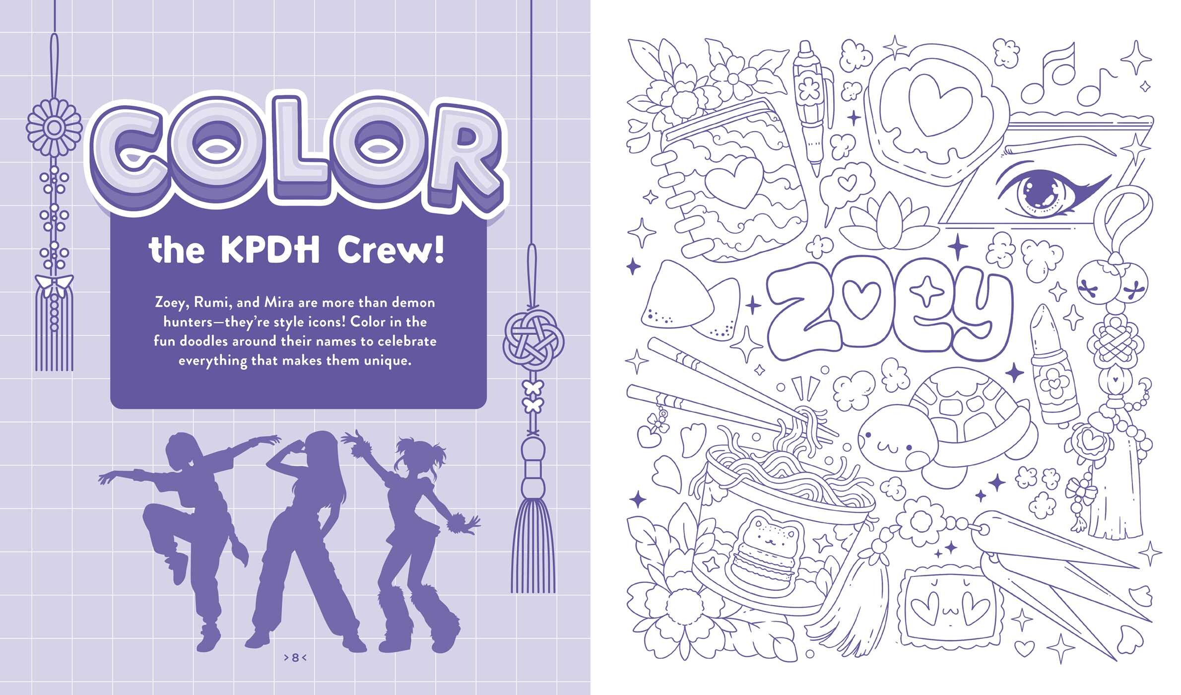 The Unofficial KPop Demon Hunters Activity Book | Book by Lila Violet ...