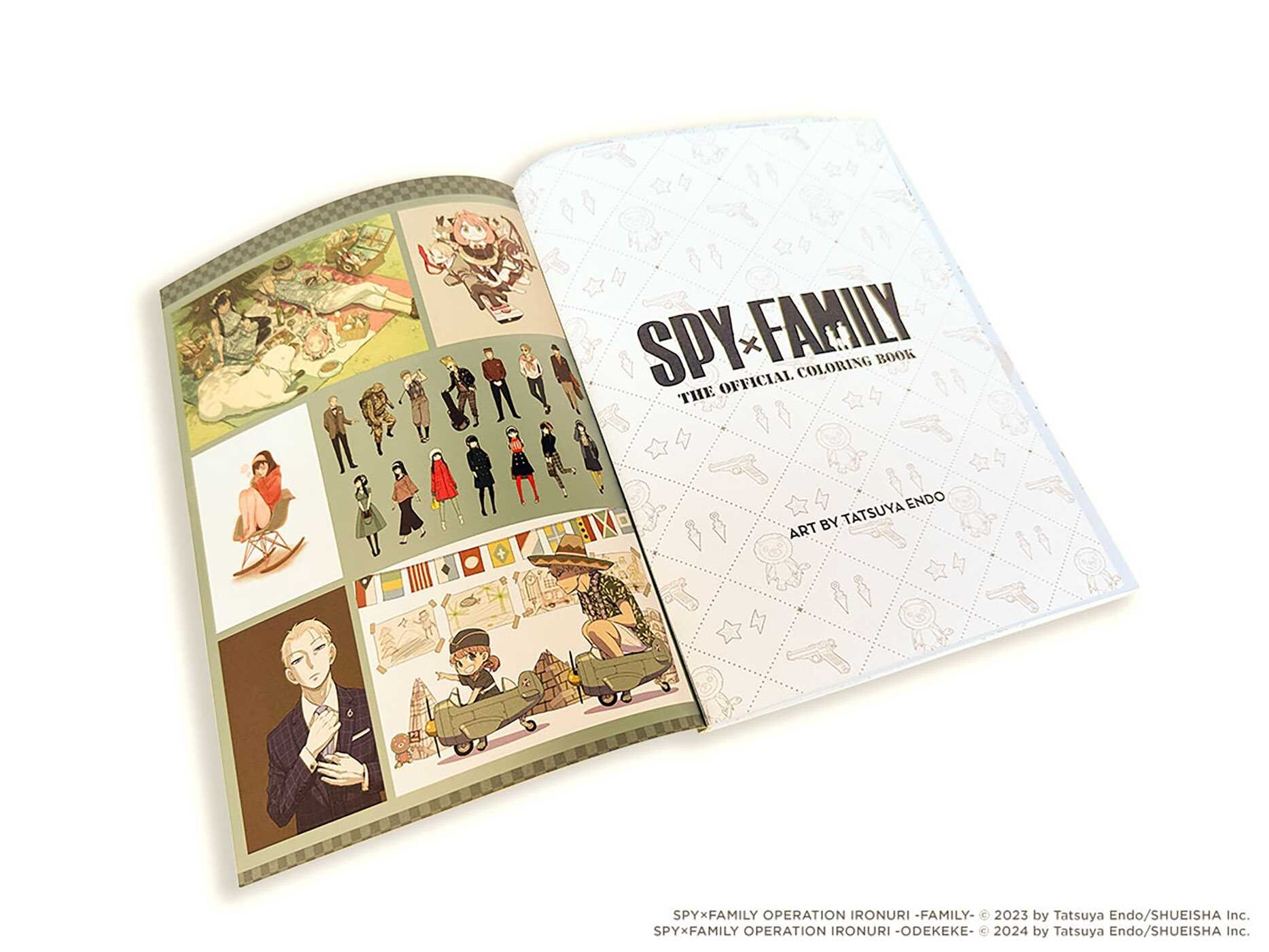 Spy x Family: The Official Coloring Book | Book by Tatsuya Endo ...