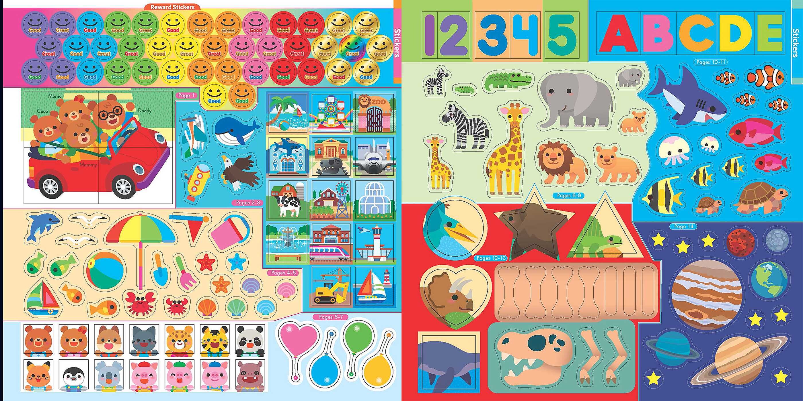 Play Smart 500 Stickers Outdoor Adventures | Book by Gakken early ...