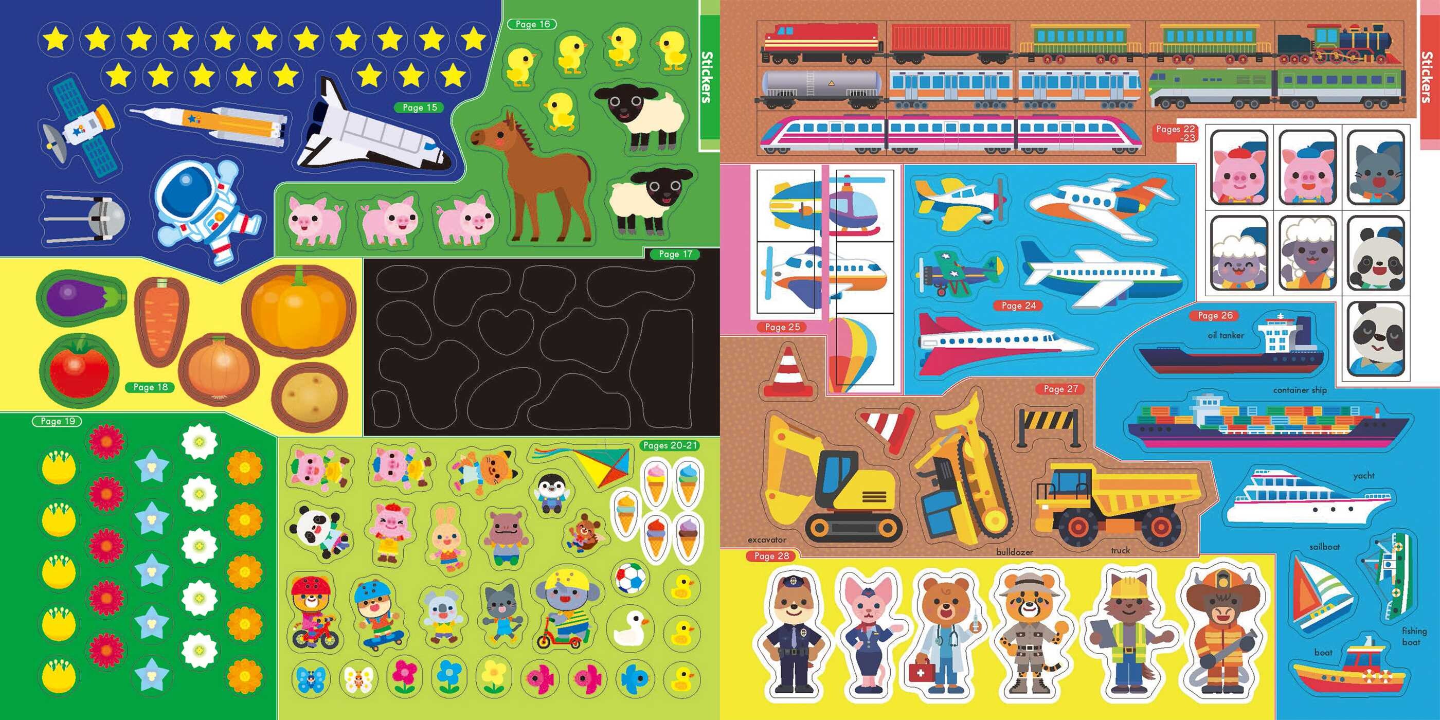 Play Smart 500 Stickers Outdoor Adventures | Book by Gakken early ...