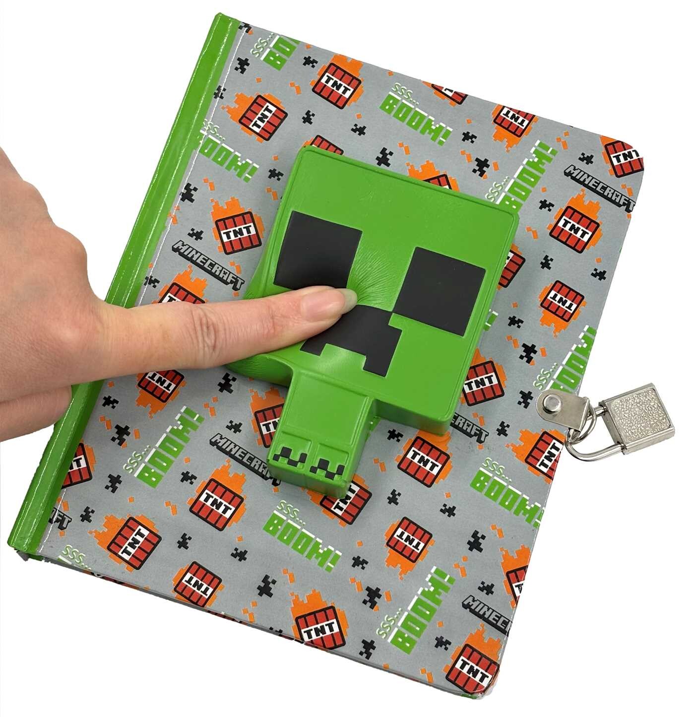 Minecraft: Creeper Squishy Lock & Key Diary | Book by Insight Editions ...