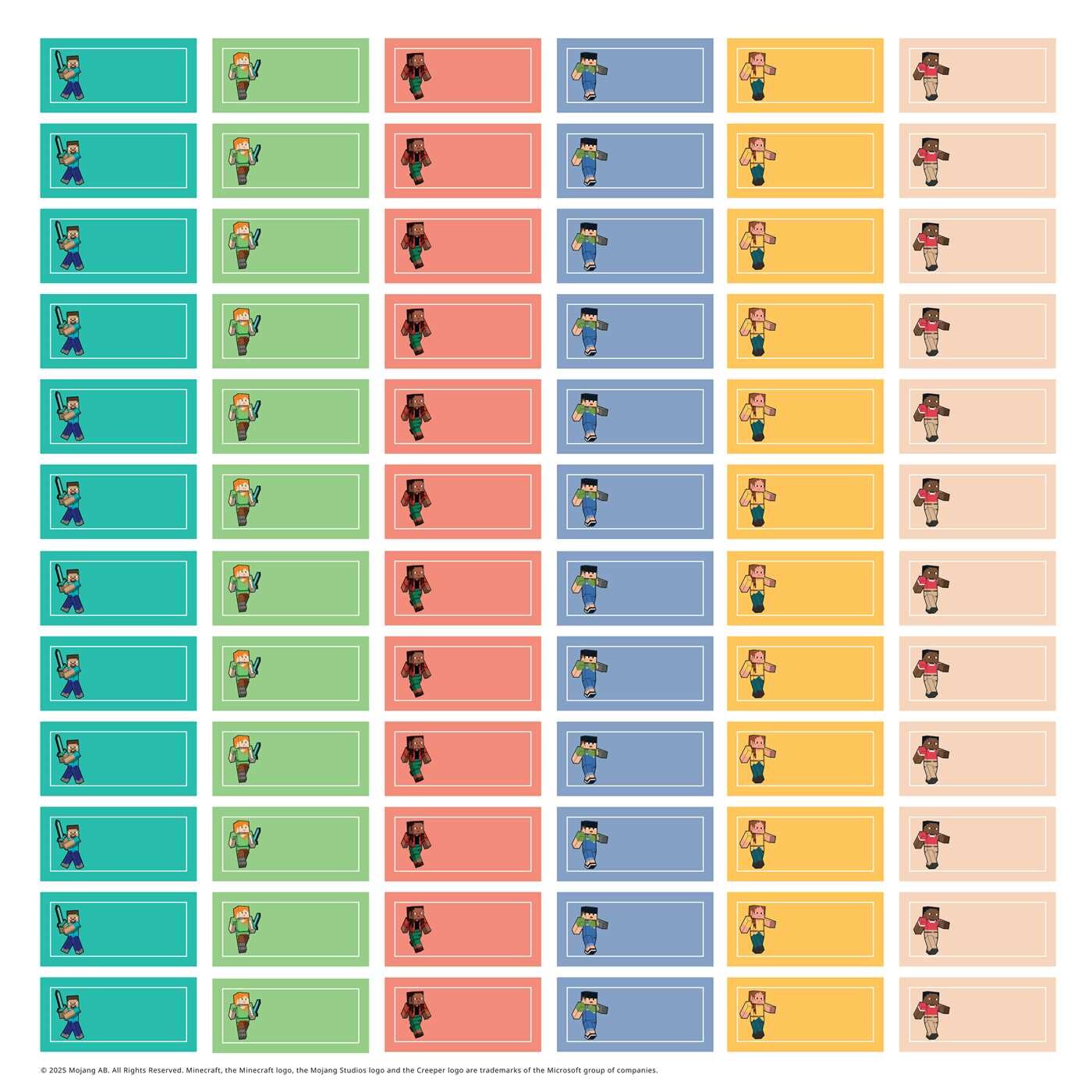 2026 Minecraft Family Wall Planner | Book by Insight Editions ...