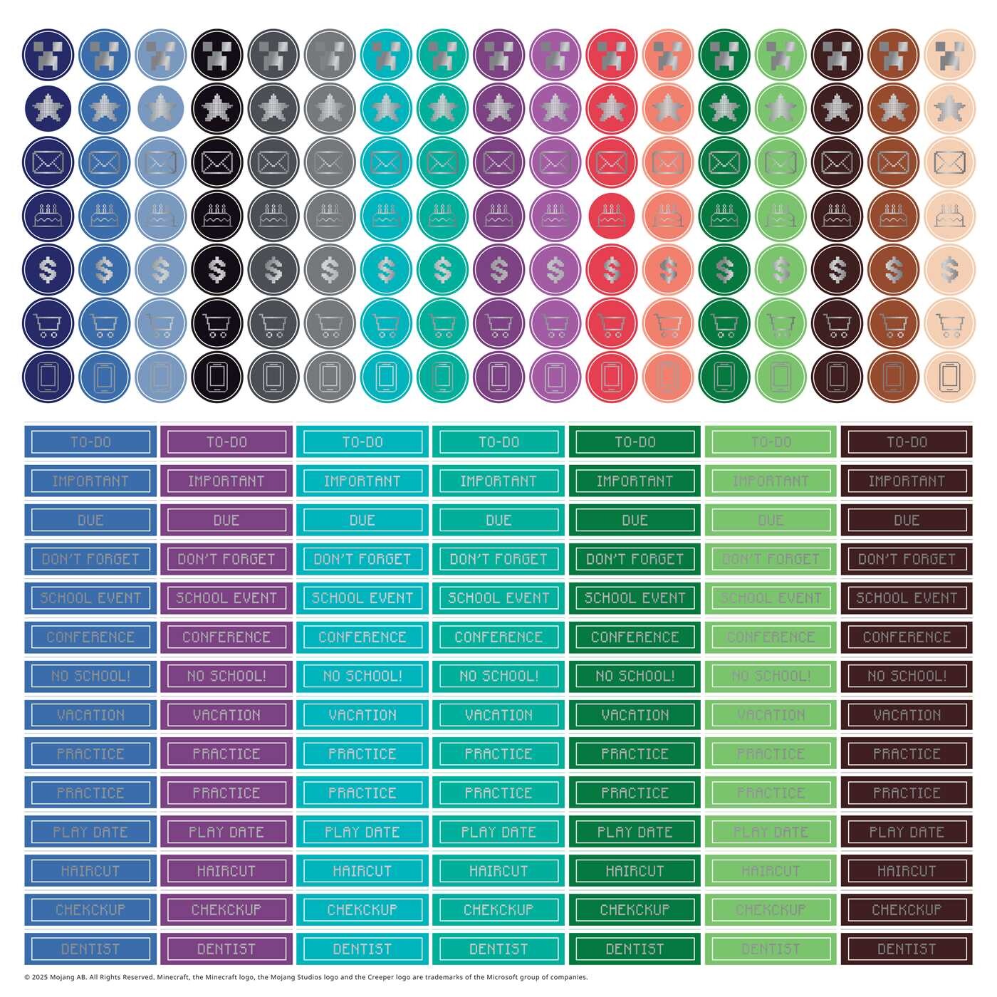 2026 Minecraft Family Wall Planner | Book by Insight Editions ...