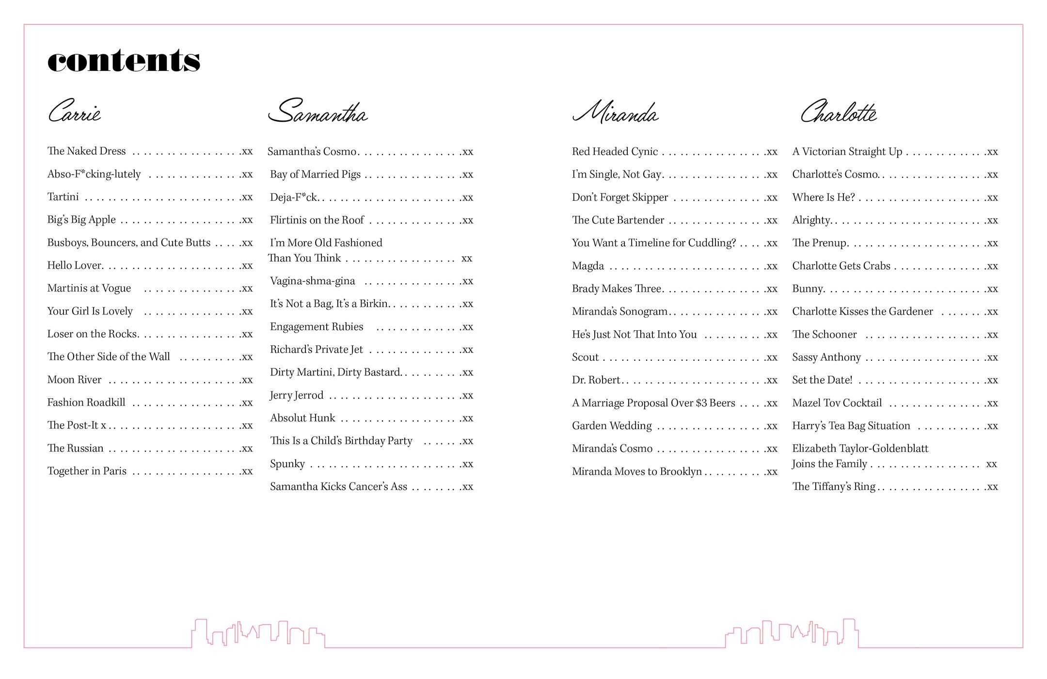 Sex and the City Cocktails | Book by Thea Engst | Official Publisher ...