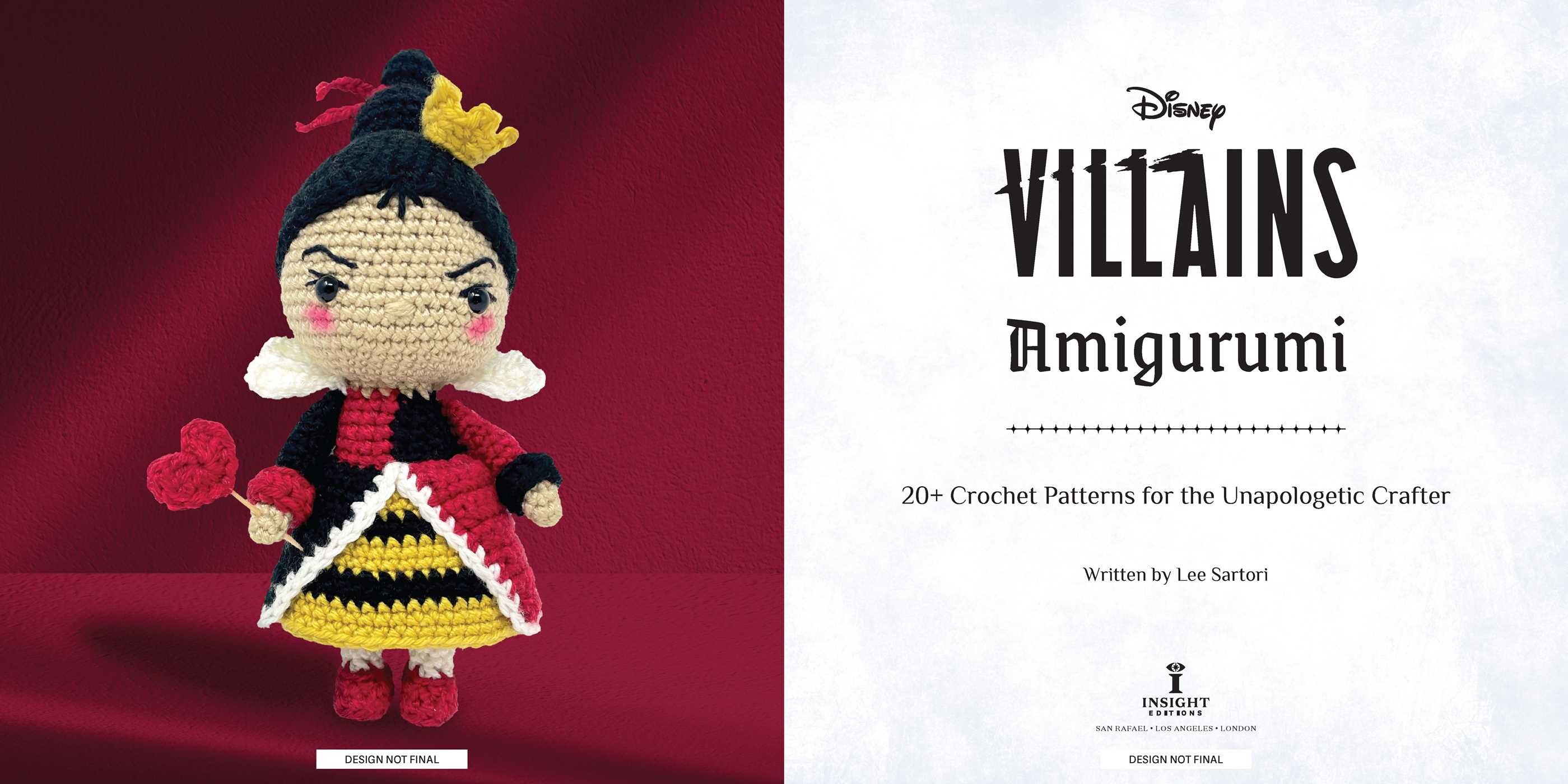 Disney Villains Amigurumi | Book by Insight Editions, Lee Sartori ...