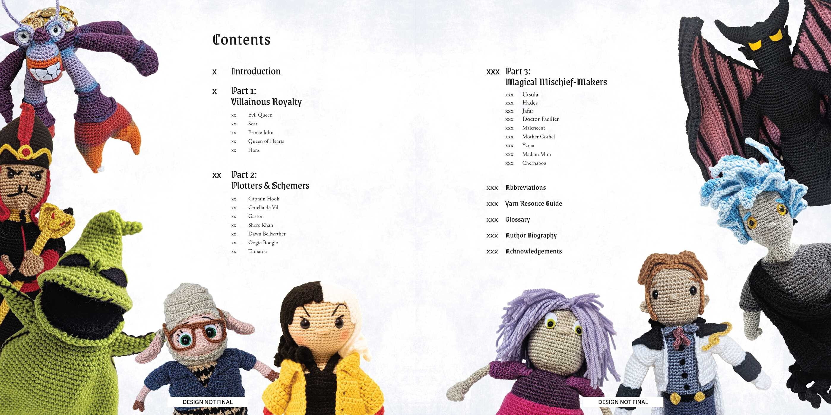 Disney Villains Amigurumi | Book by Insight Editions, Lee Sartori ...