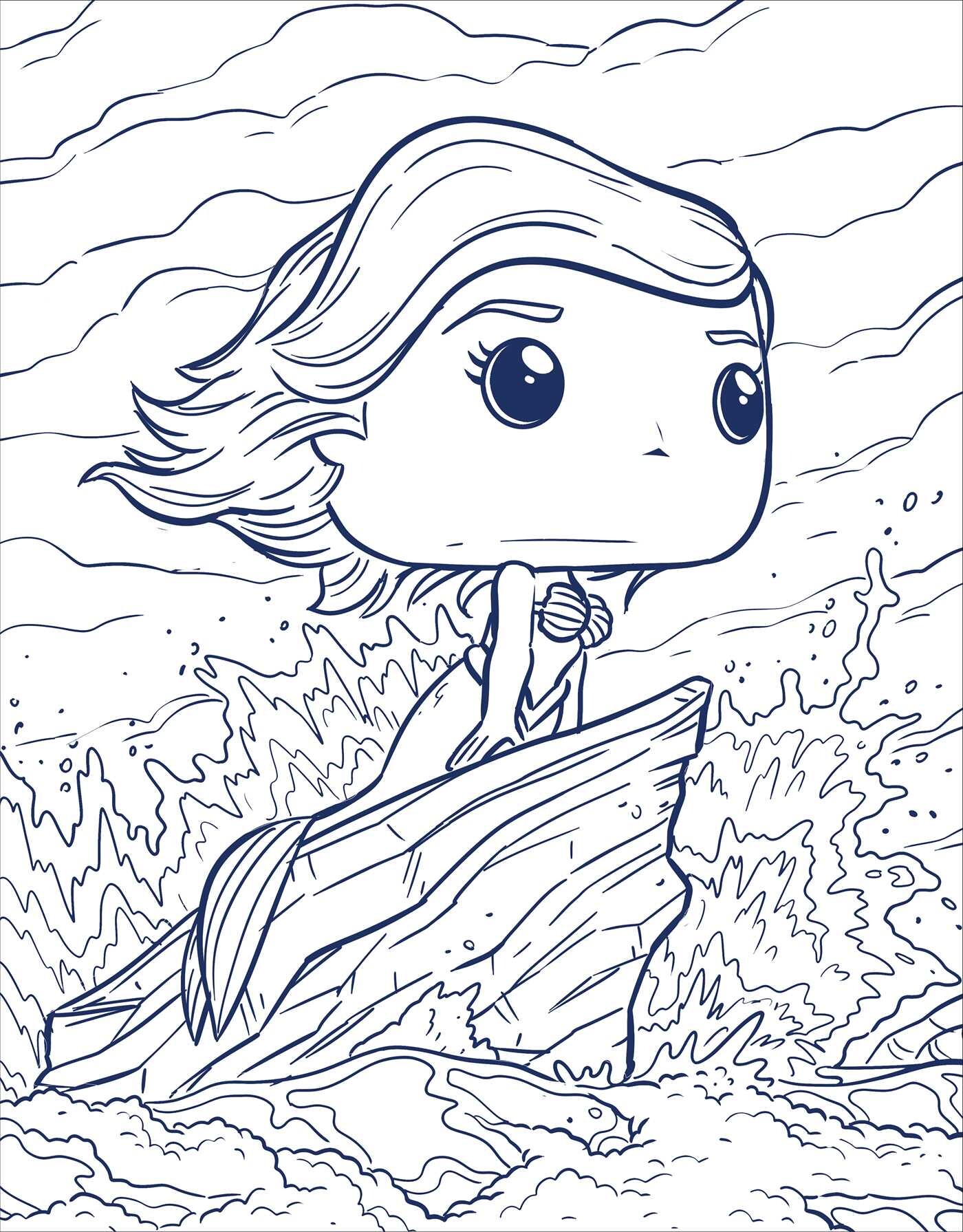 Disney Princess: The Official Funko POP! Coloring Book | Book by Austin ...