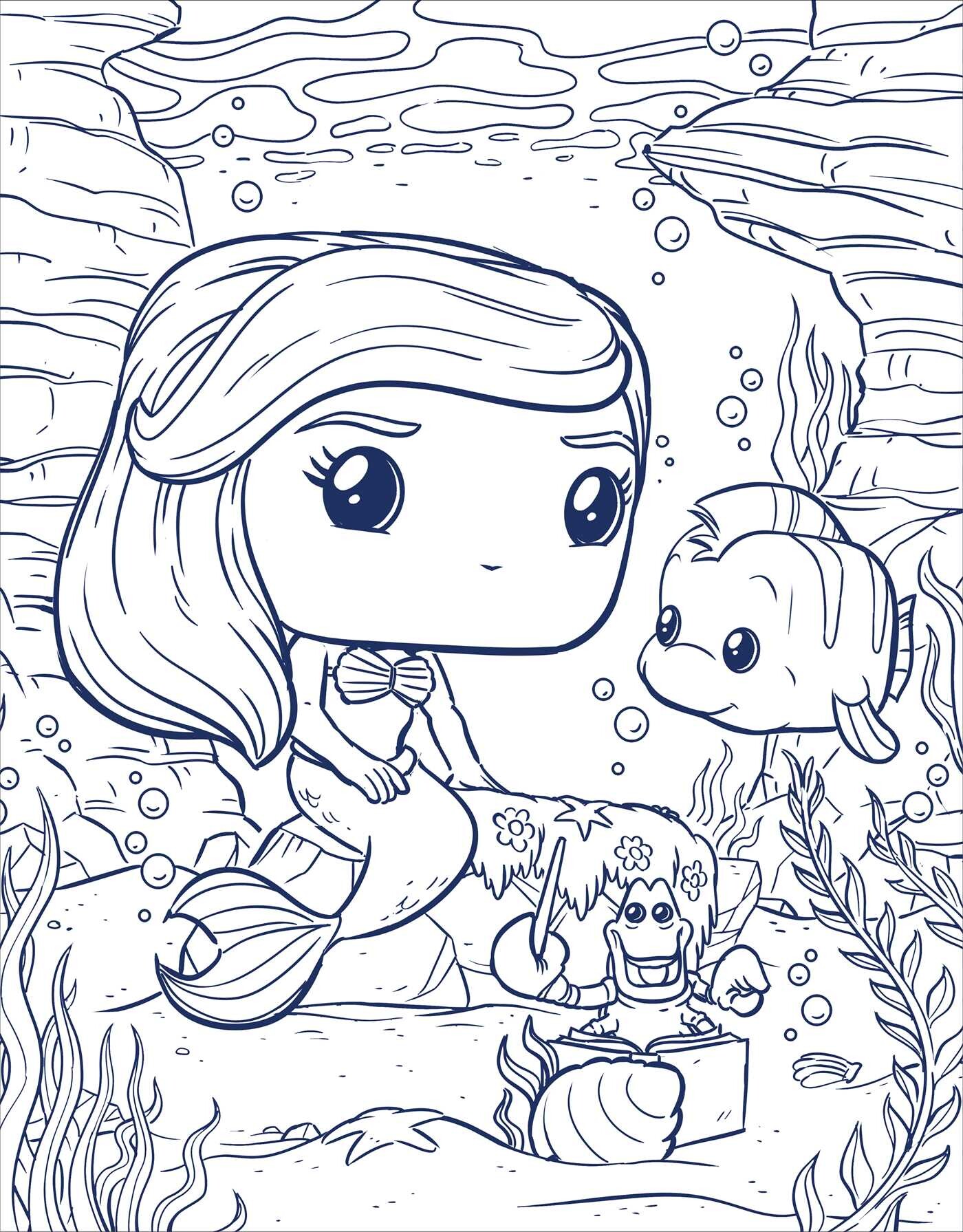 Disney Princess: The Official Funko POP! Coloring Book | Book by Austin ...