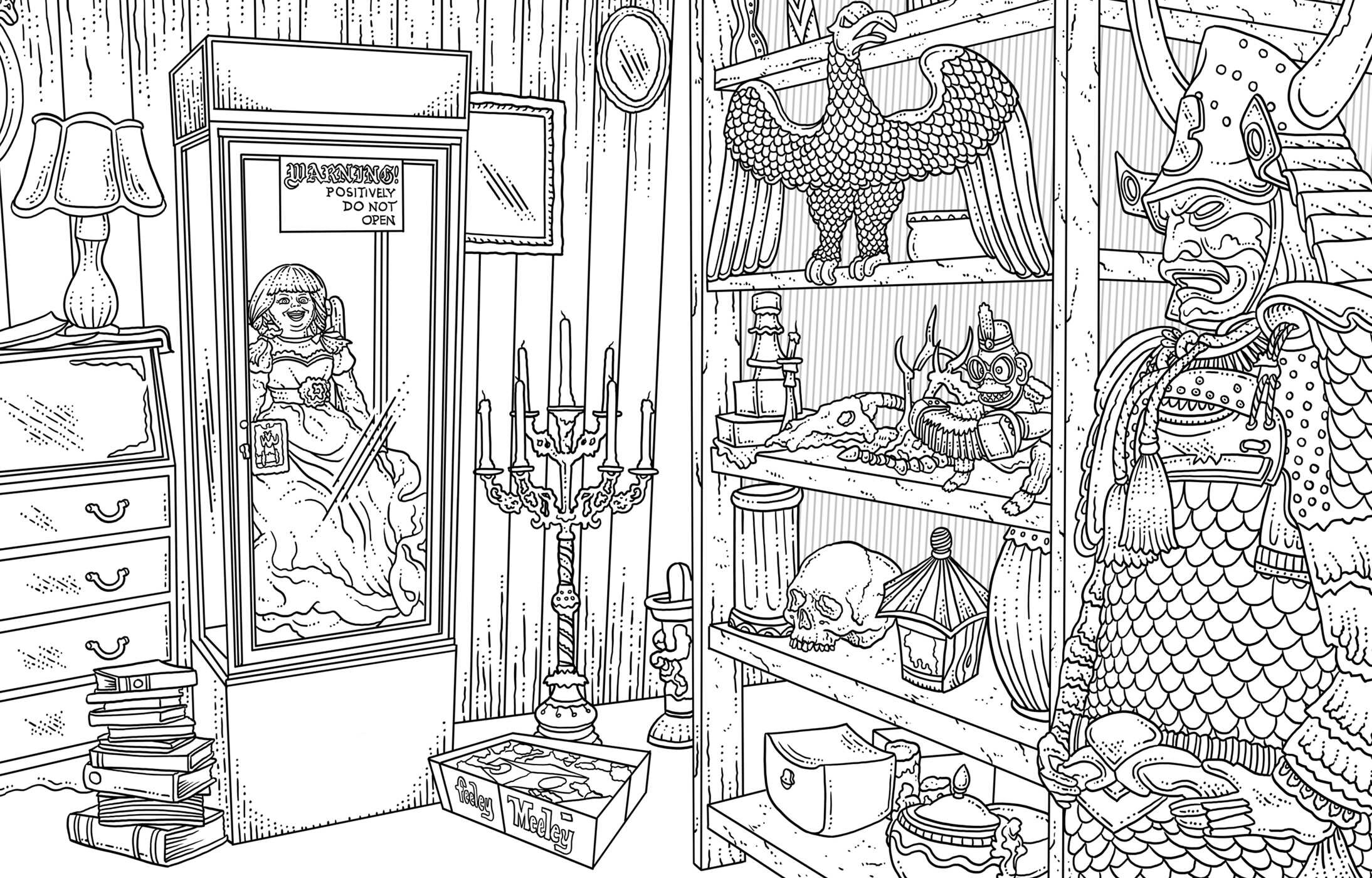 The Conjuring: The Official Conjuring Universe Coloring Book | Book by ...