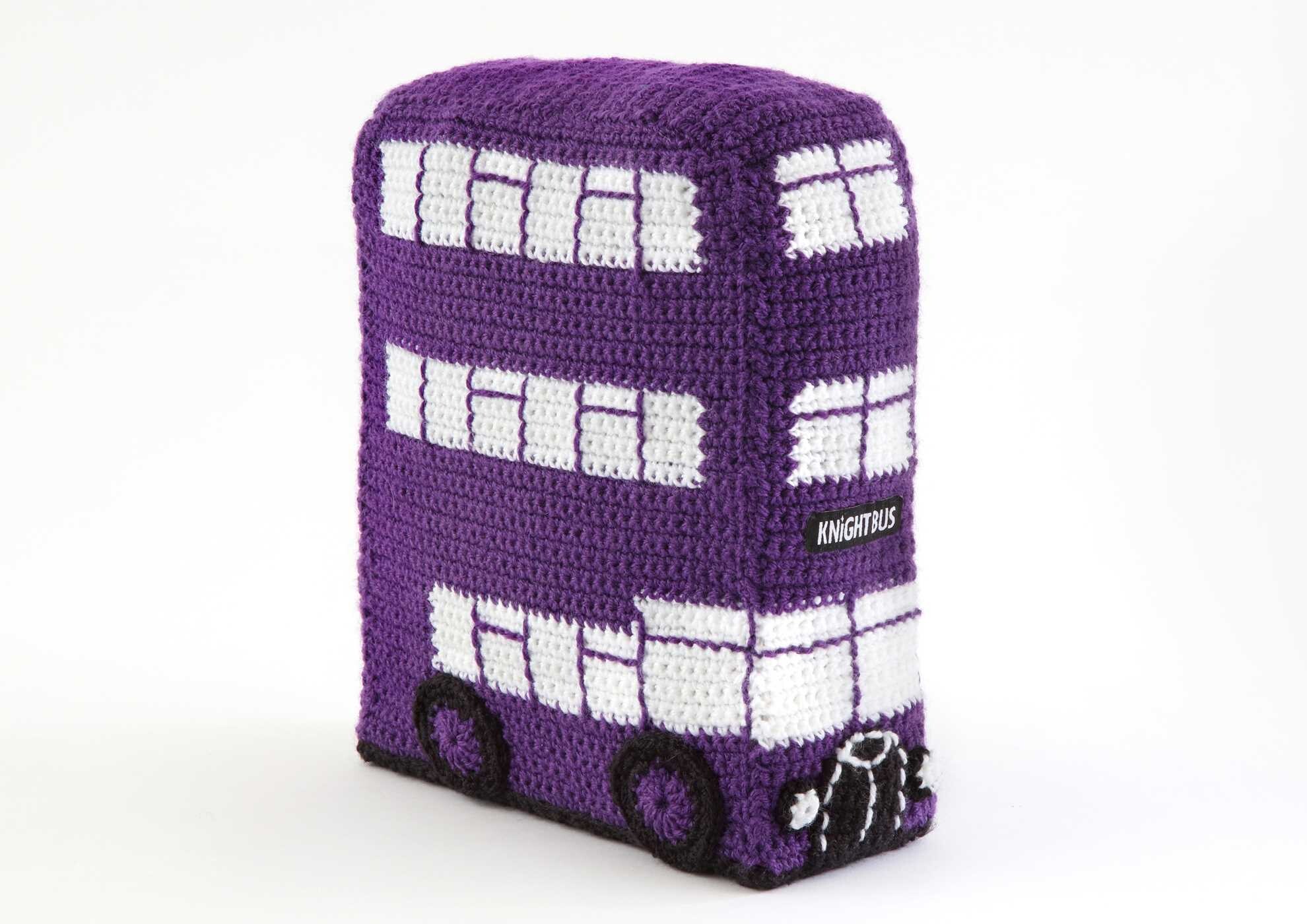 Harry Potter: Knight Bus Doorstop Crochet Kit - Book Summary & Video ...