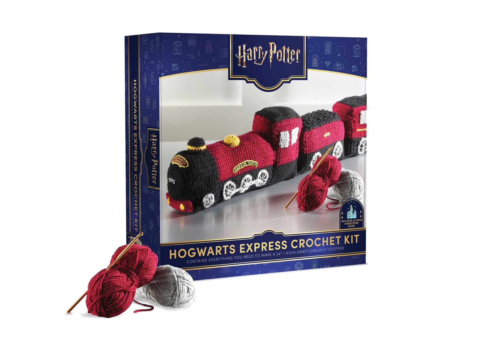 Harry Potter: Hogwarts Express Draft Stopper Crochet Kit - Book Summary ...