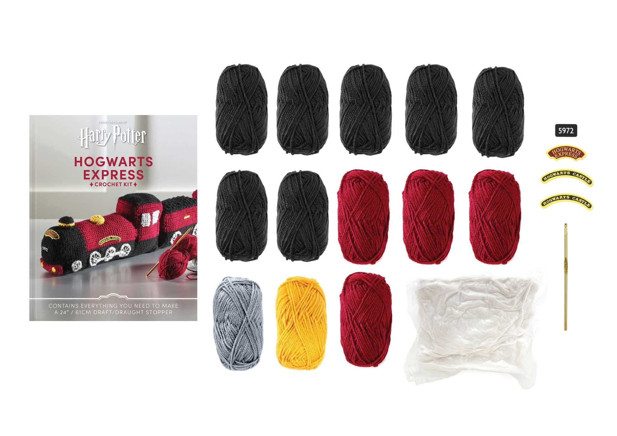 Harry Potter: Hogwarts Express Draft Stopper Crochet Kit - Book Summary ...