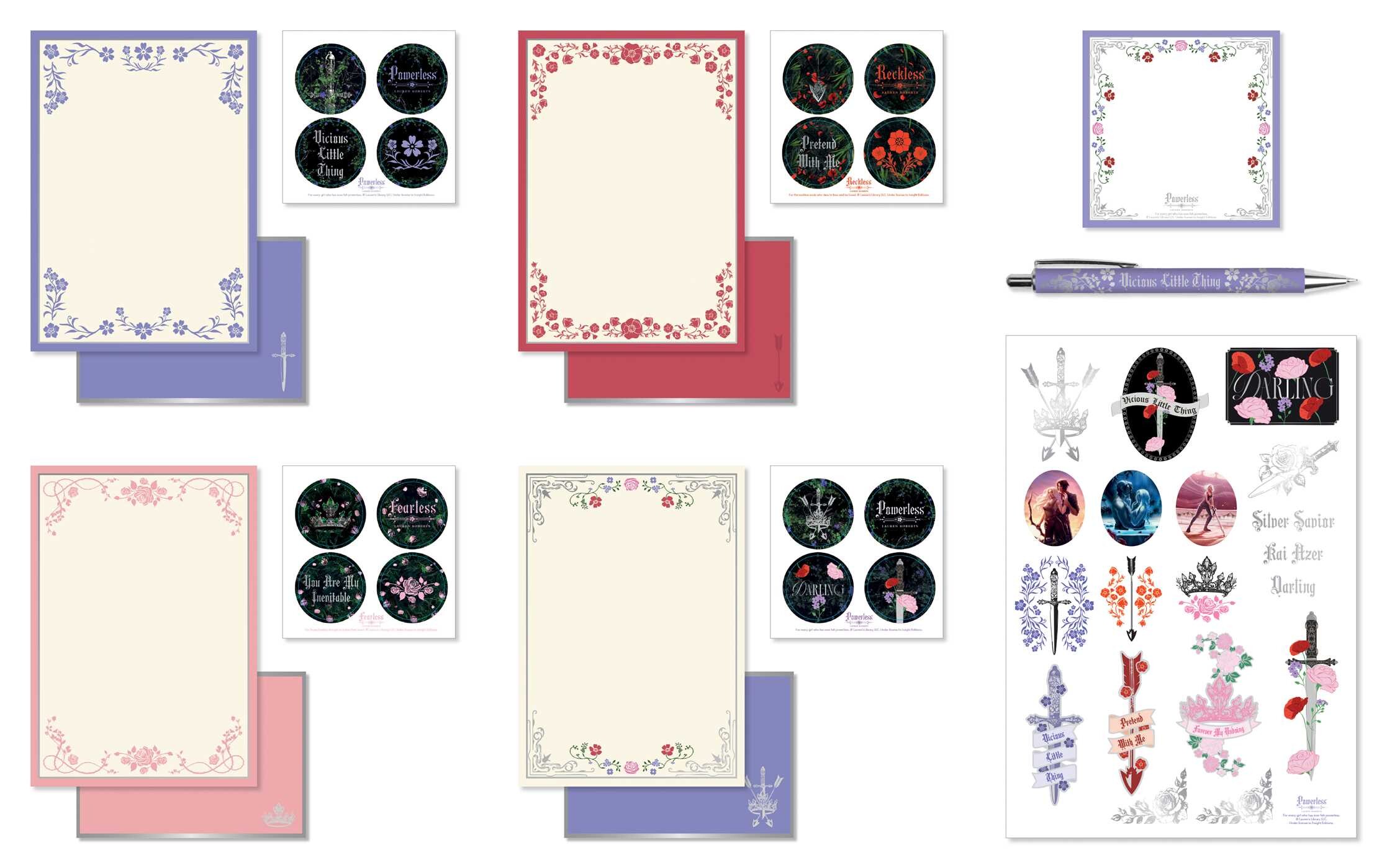 Lauren Roberts: Powerless Trilogy Stationery Set - Book Summary & Video | Official Publisher ...