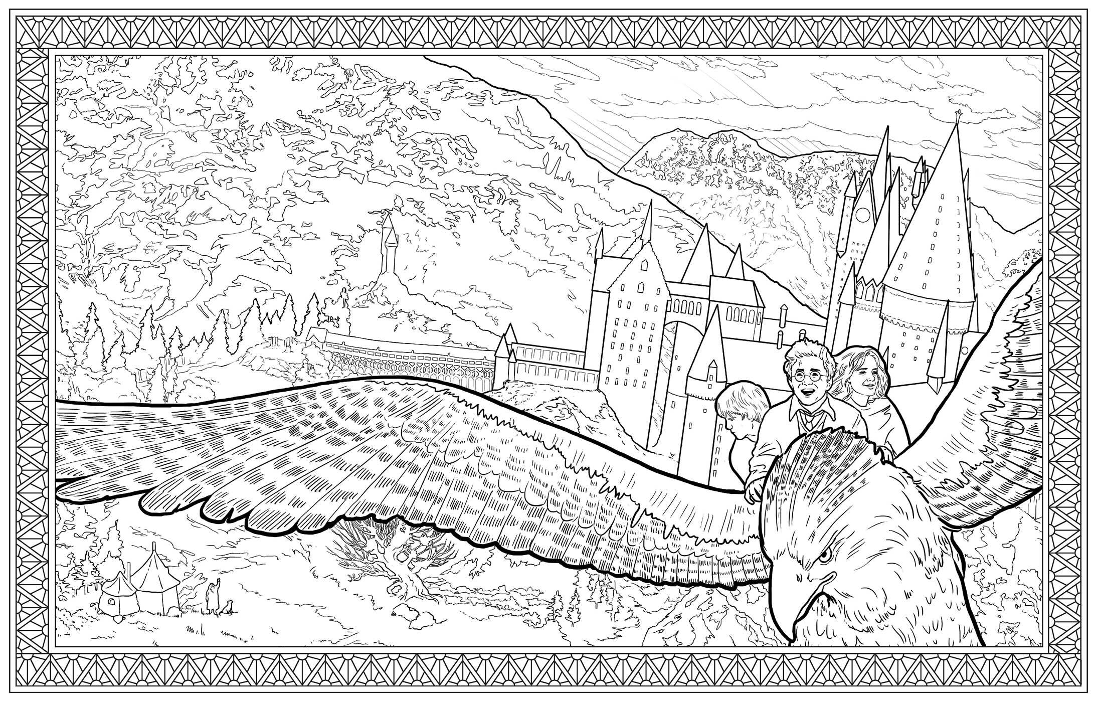 Harry Potter: Magical Creatures Coloring Book | Book by Insight ...