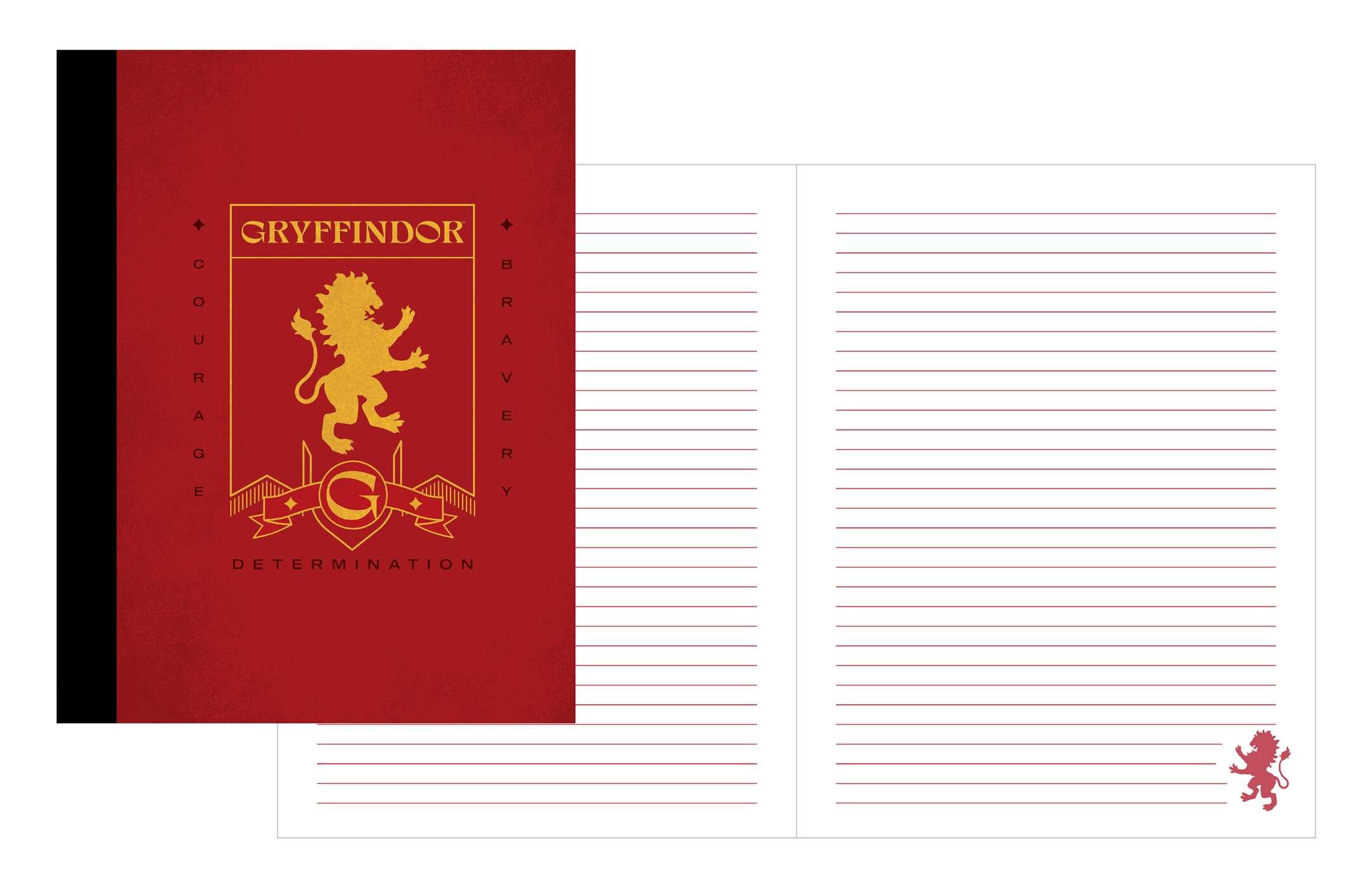 Harry Potter: Gryffindor Composition Notebook Set (Set of 2) | Book by ...