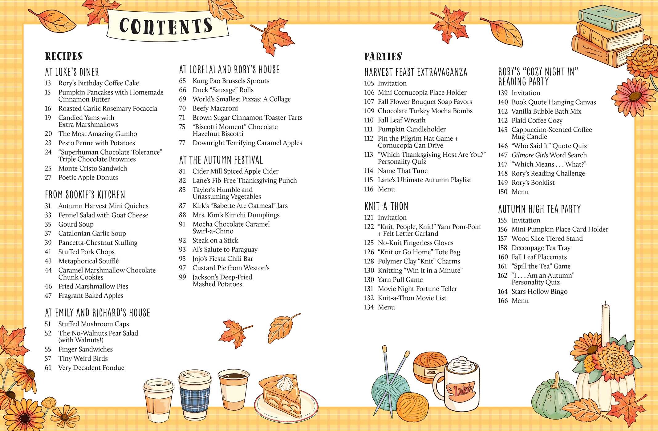 Gilmore Girls: The Official Autumn Festival Cookbook and Entertaining ...