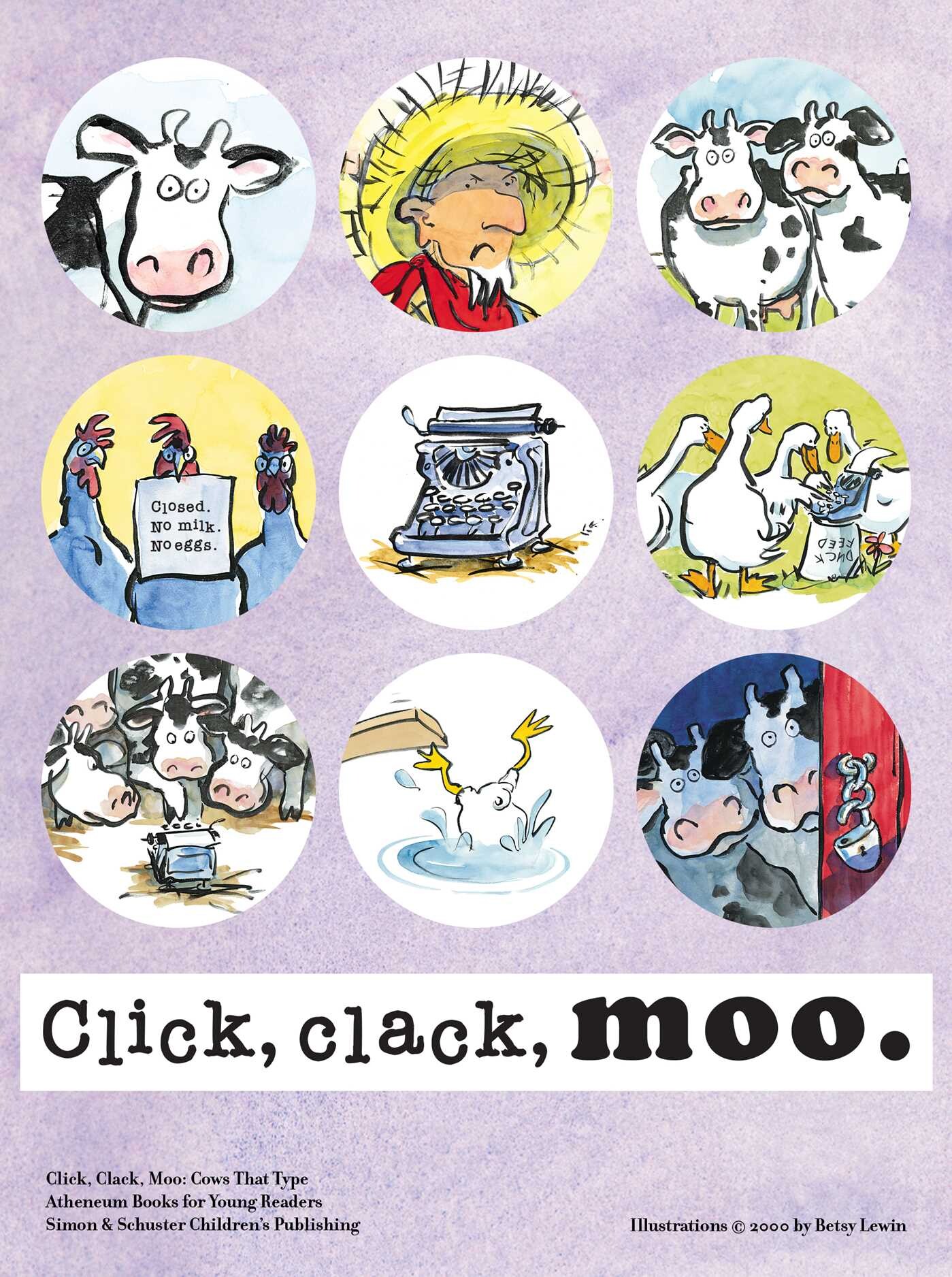 Click, Clack, Moo (25th Anniversary Edition) | Book by Doreen Cronin ...