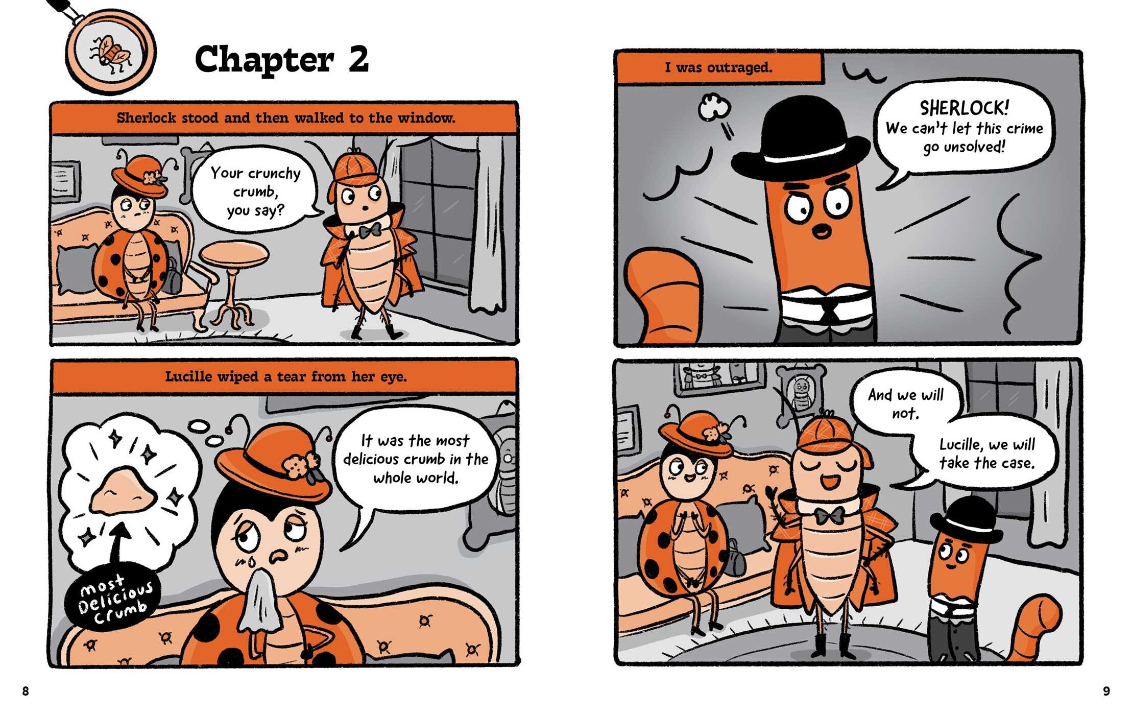 Sherlock Roach and the Case of the Crunchy Crumb | Book by Joe McGee ...