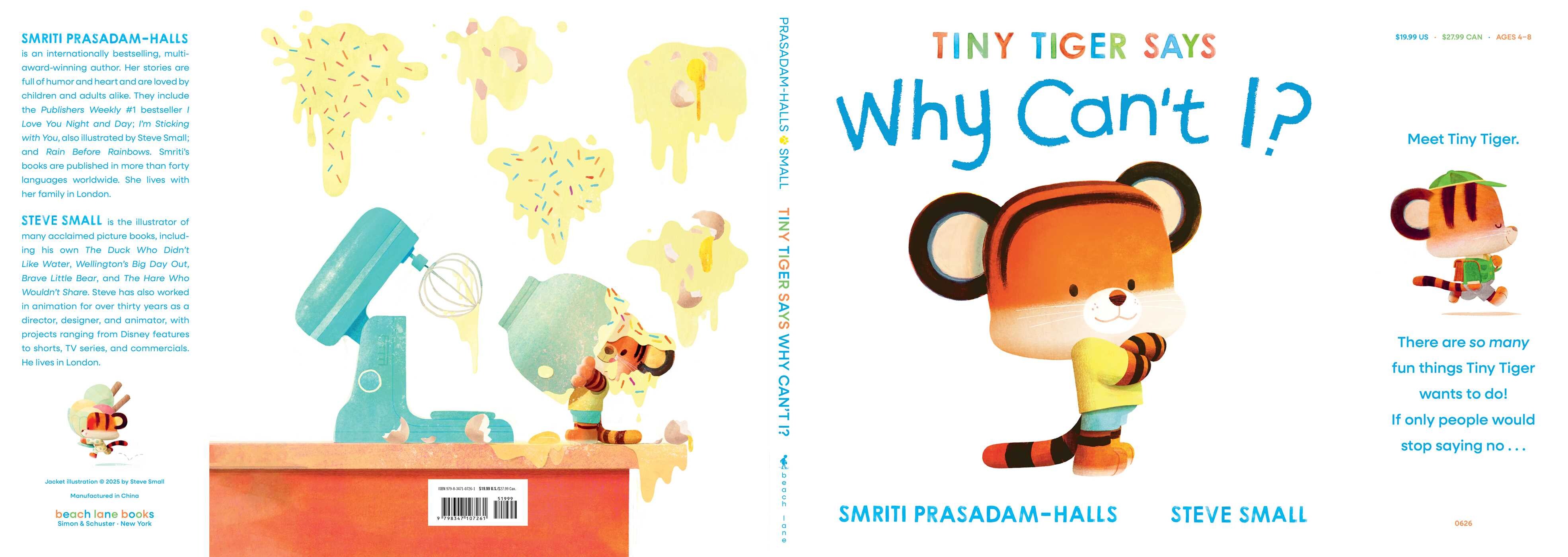 Tiny Tiger Says Why Can't I? | Book by Smriti Prasadam-Halls, Steve ...