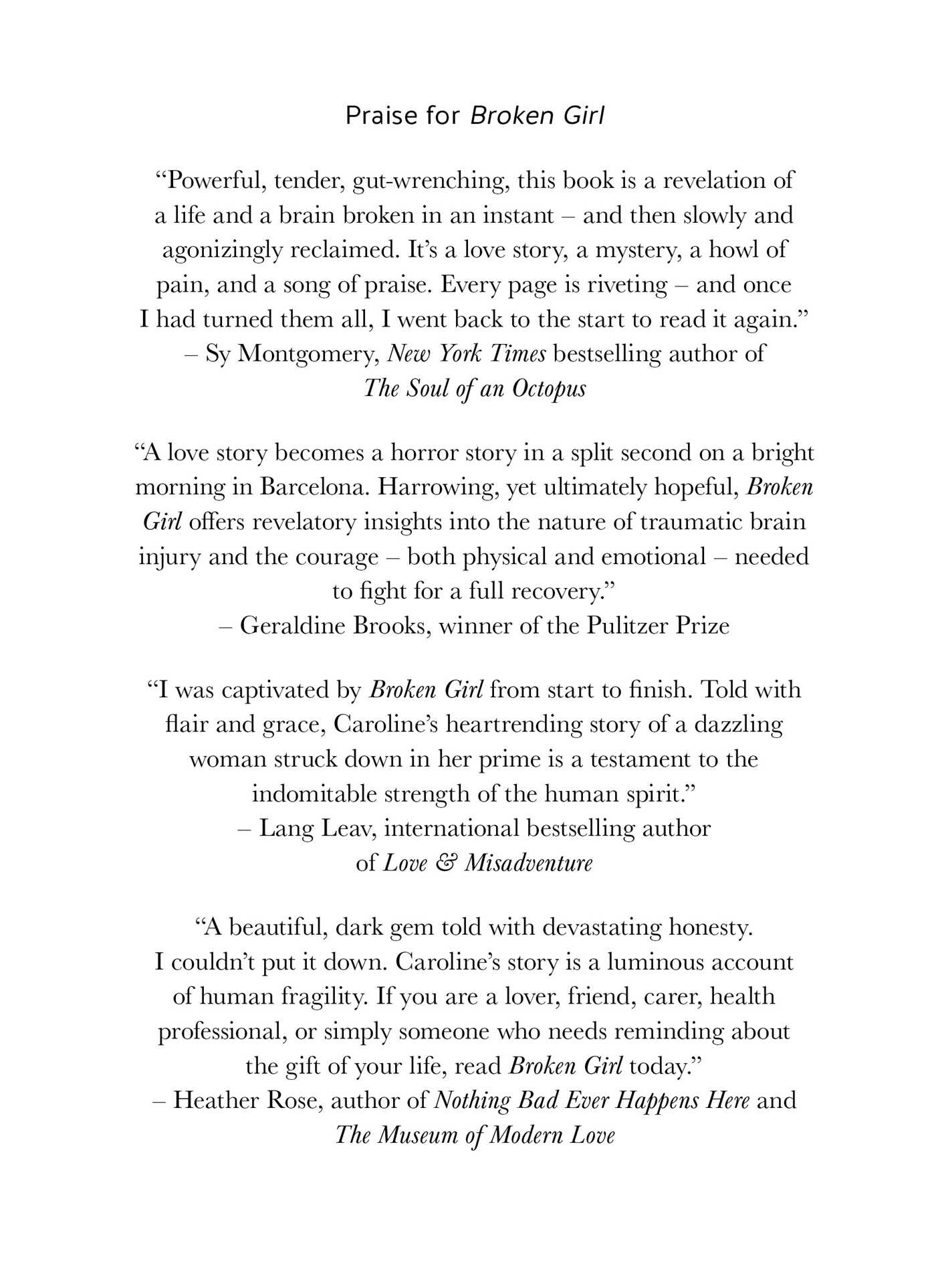 Broken Girl Audiobook by Bradley Trevor Greive, Caroline Laner Breure ...