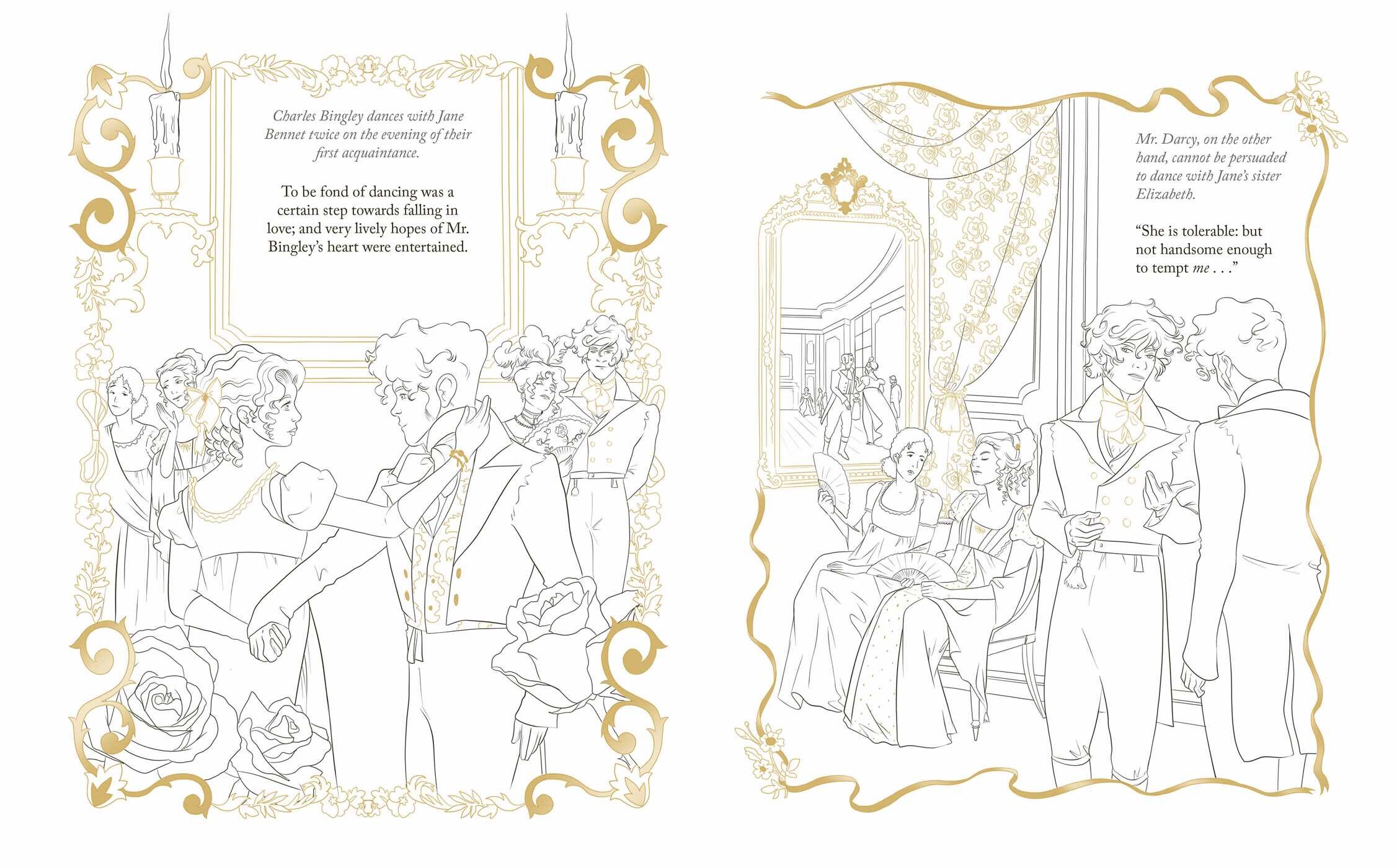 Color Your Classics Pride and Prejudice | Book by Jane Austen, Ludovic ...