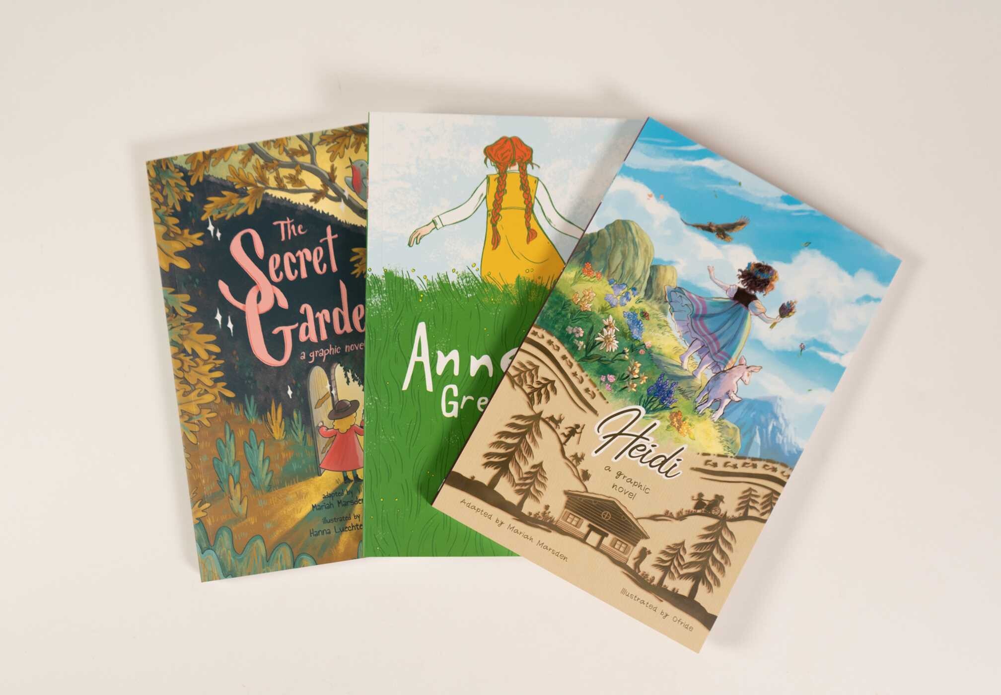 Graphic Novel Classics: The Secret Garden, Anne of Green Gables, and ...