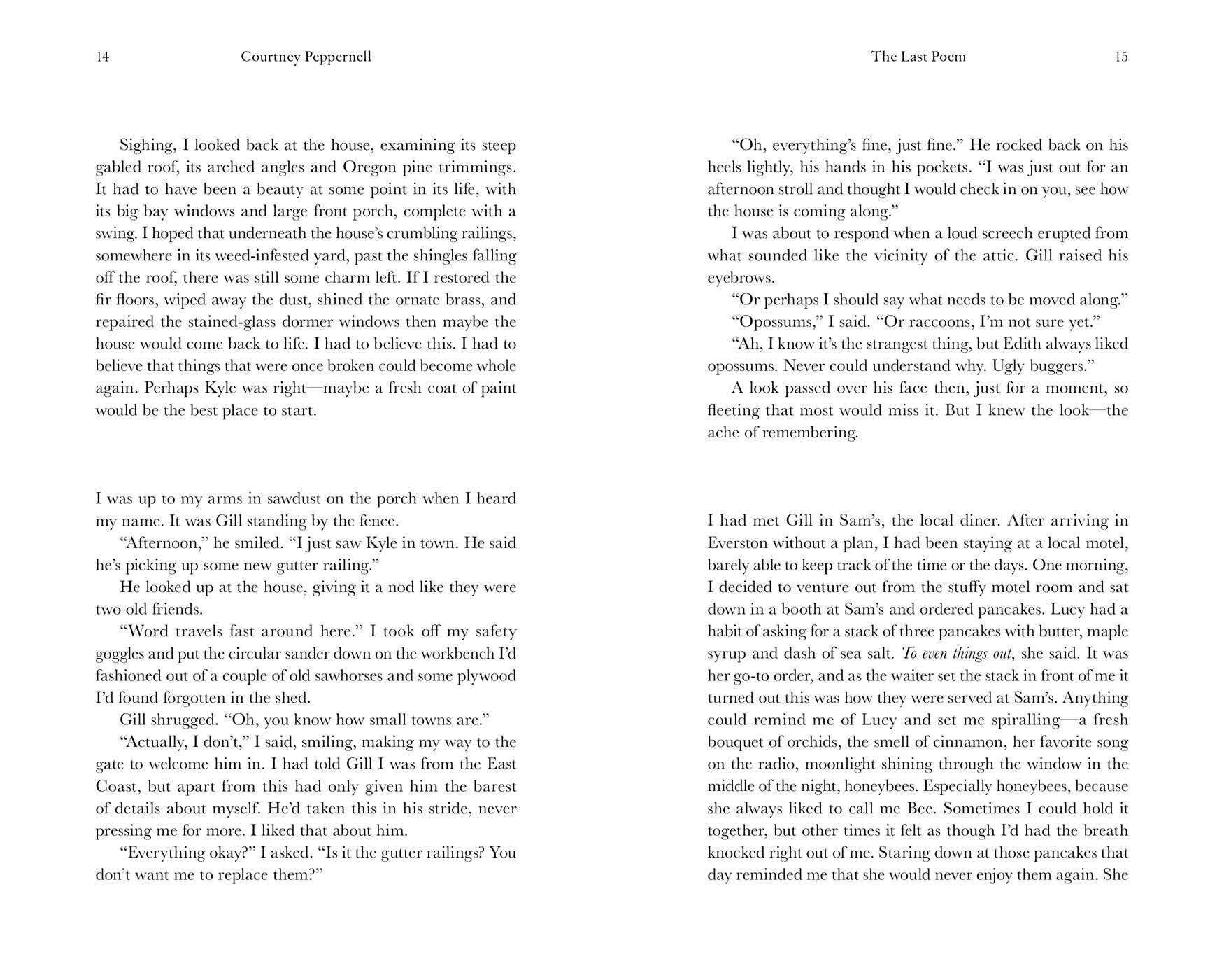 The Last Poem | Book by Courtney Peppernell | Official Publisher Page ...