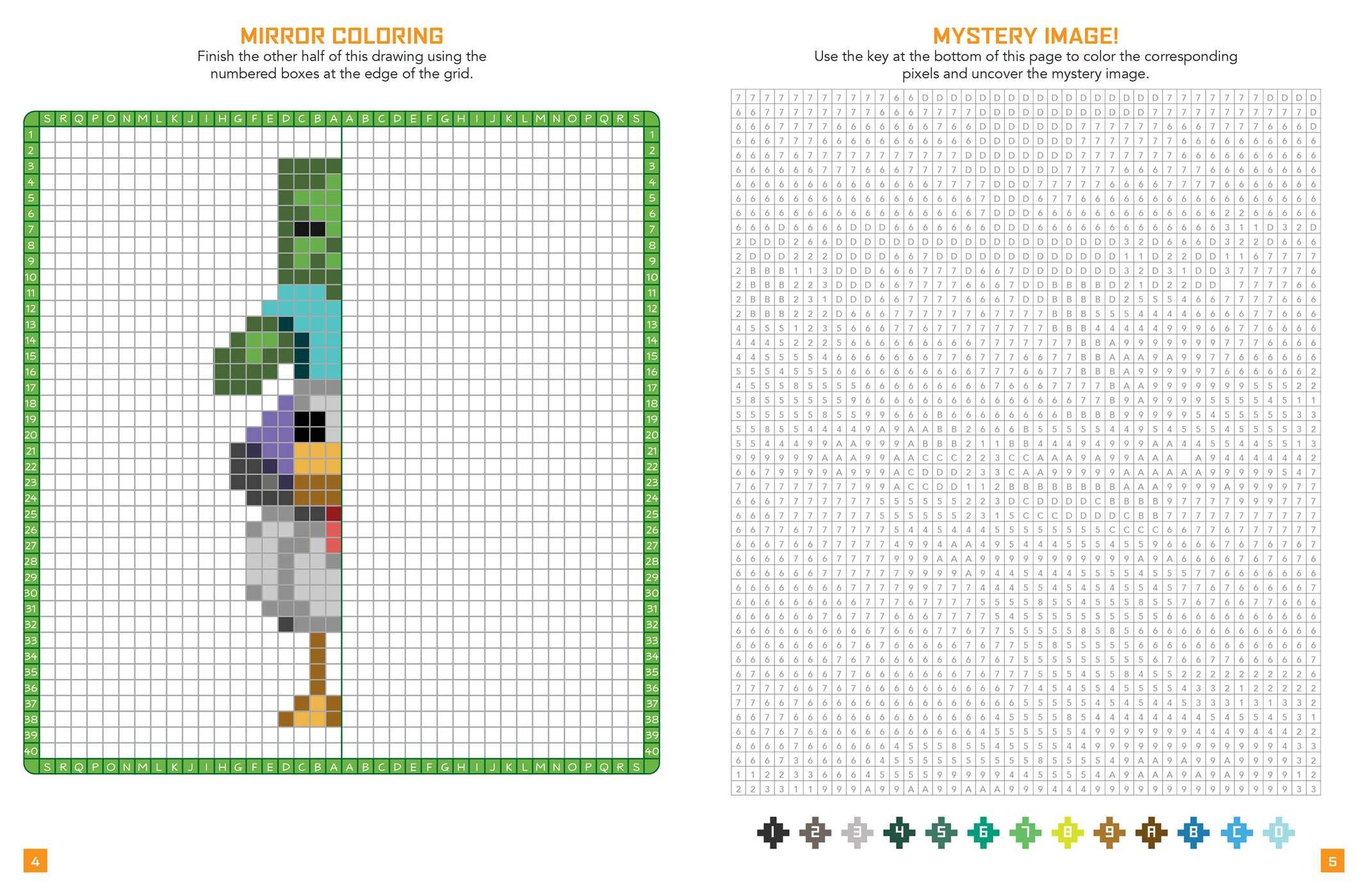 The 8-Bit Pixel World Coloring Book | Book by Andrews McMeel Publishing ...