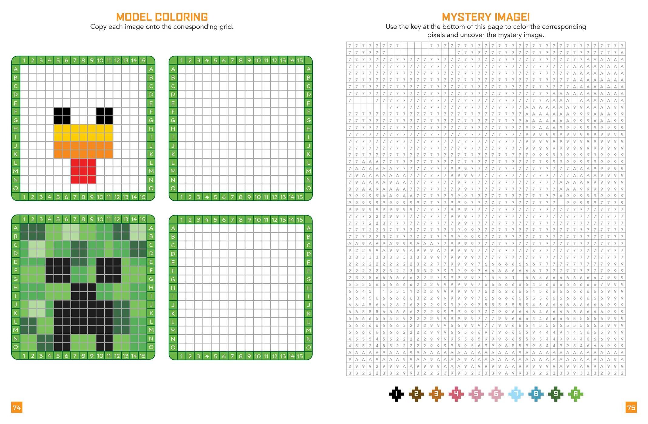 The 8-Bit Pixel World Coloring Book | Book by Andrews McMeel Publishing ...