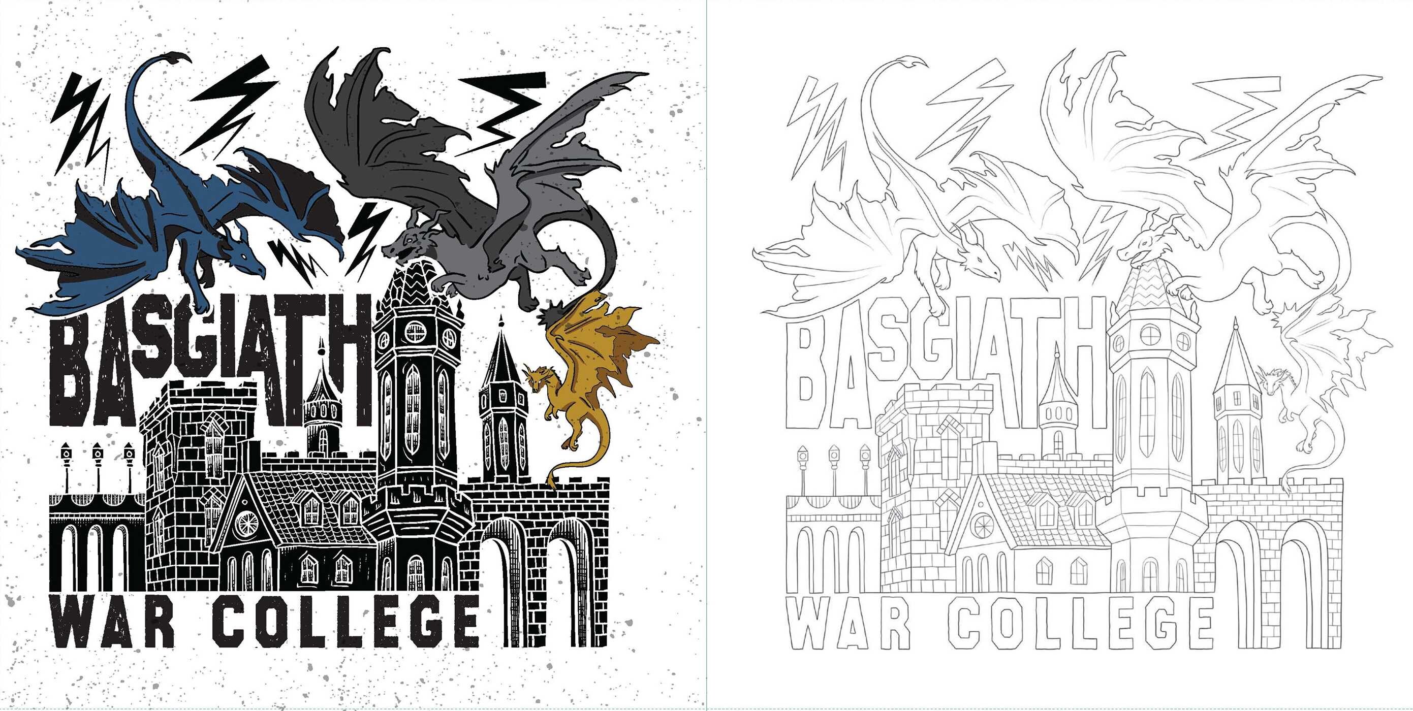 Fourth Wing: The Official Colouring Book | Book by Entangled | Official ...