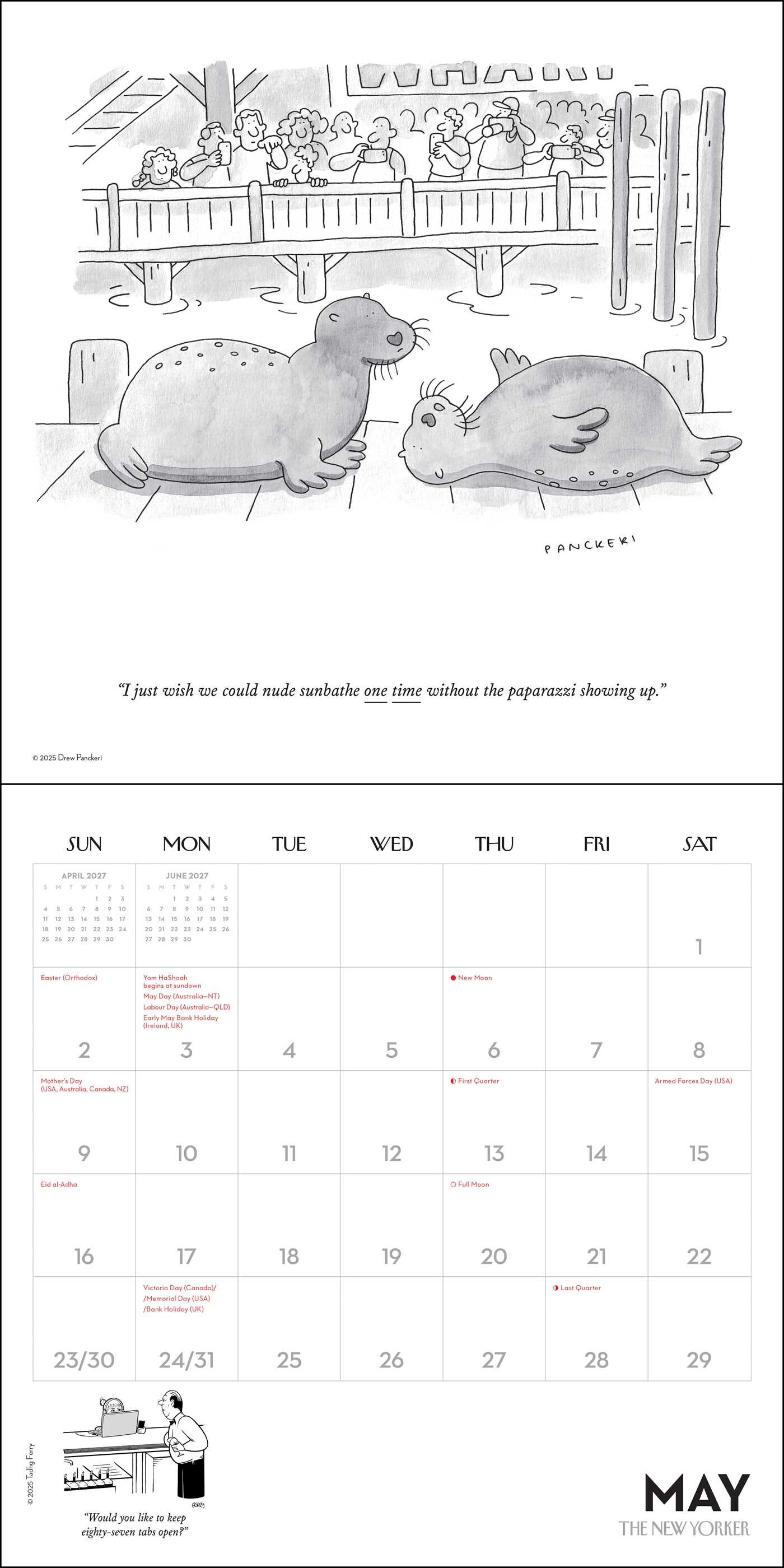 Cartoons from The New Yorker 2027 Wall Calendar - Book Summary & Video ...