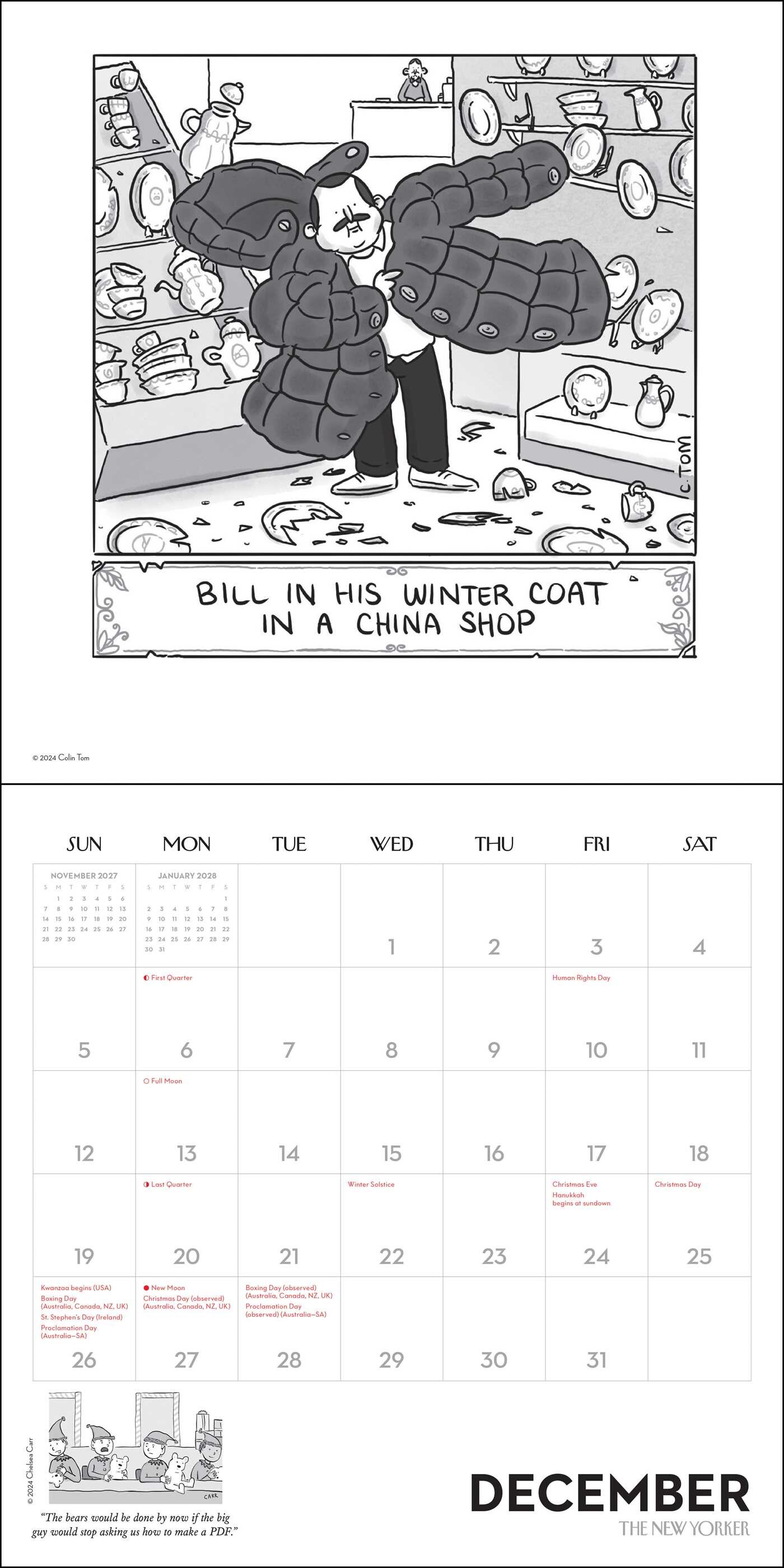 Cartoons from The New Yorker 2027 Wall Calendar - Book Summary & Video ...