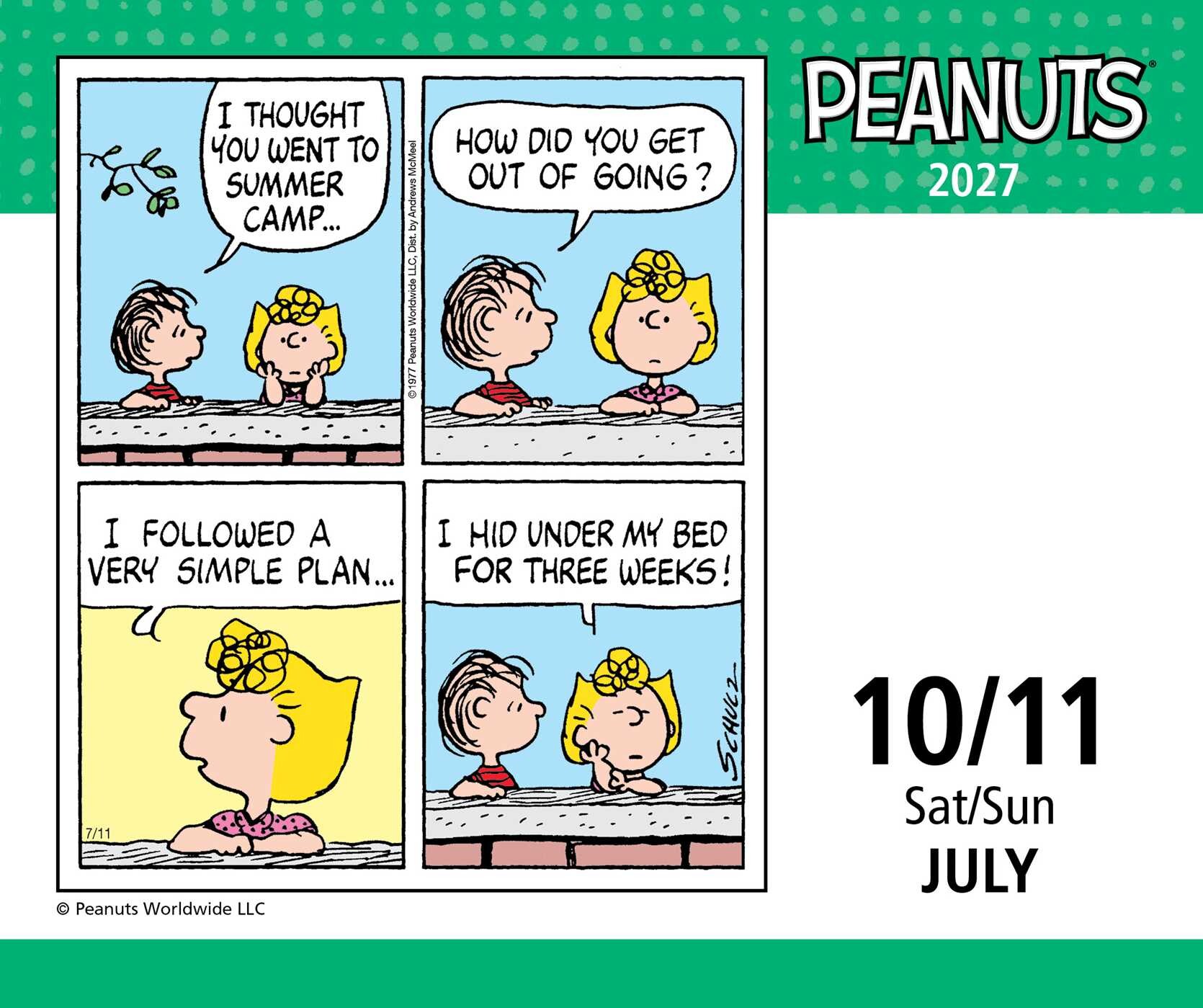 PEANUTS® 2027 Day-to-Day Calendar - Book Summary & Video | Official ...