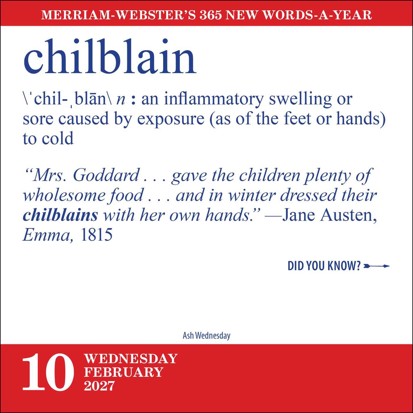 Merriam-Webster's 365 New Words-A-Year 2027 Day-to-Day Calendar - Book Summary & Video ...