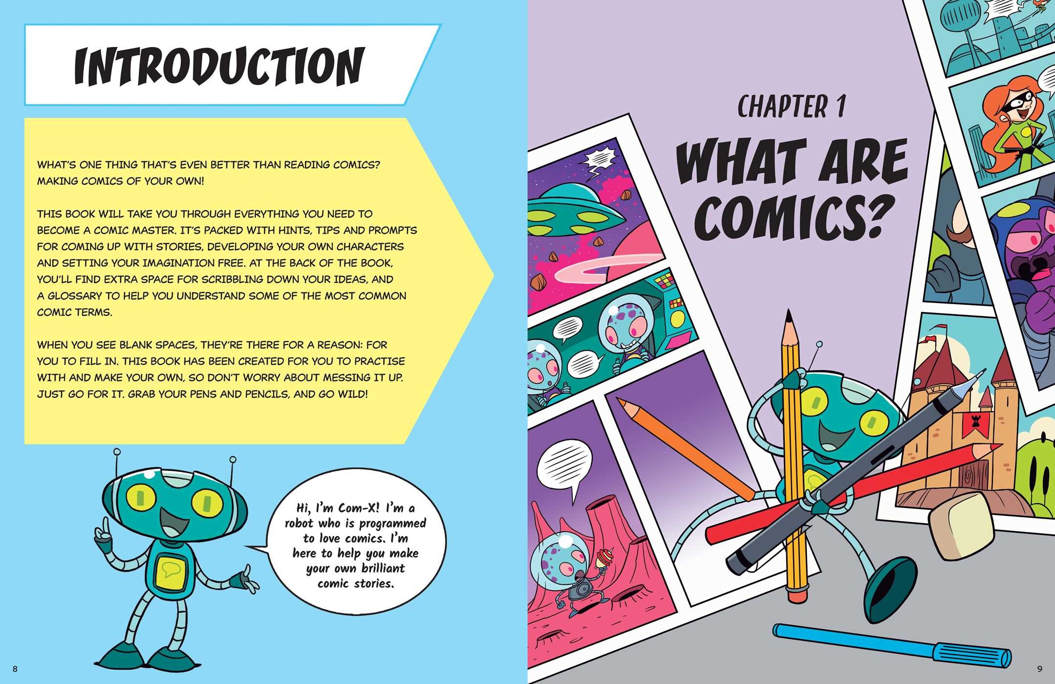 Create Your Own Comics! | Book by Ned Hartley, Alex Lopez | Official ...