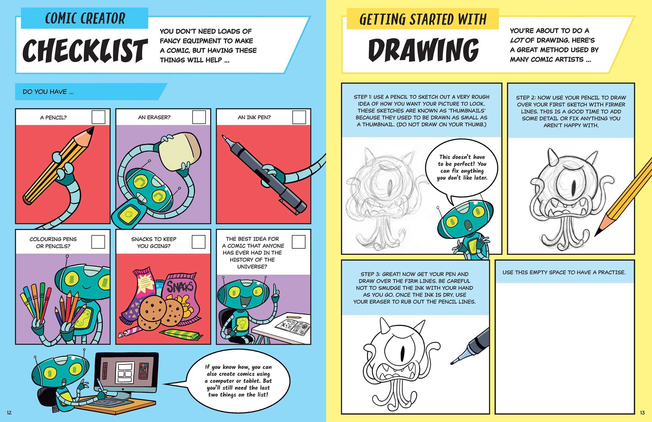 Create Your Own Comics! | Book by Ned Hartley, Alex Lopez | Official ...