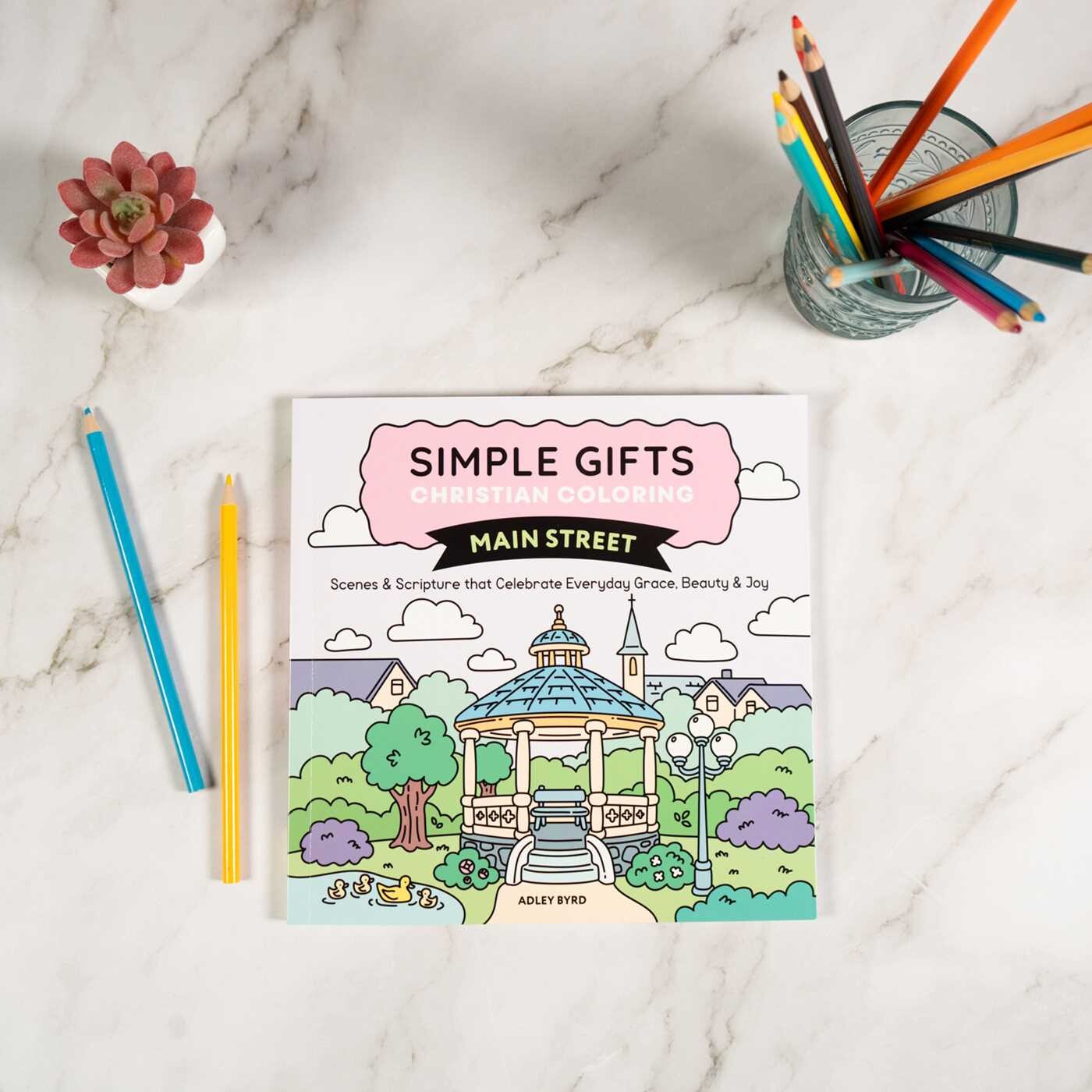 Simple Gifts Christian Coloring: Main Street | Book by Amen Editions ...