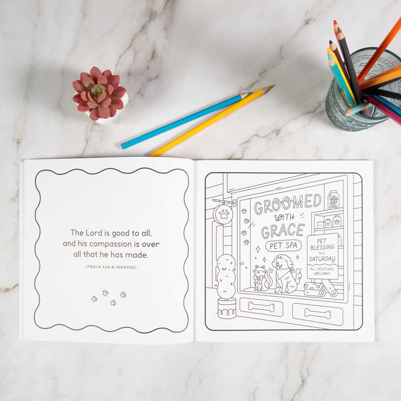 Simple Gifts Christian Coloring: Main Street | Book by Amen Editions ...