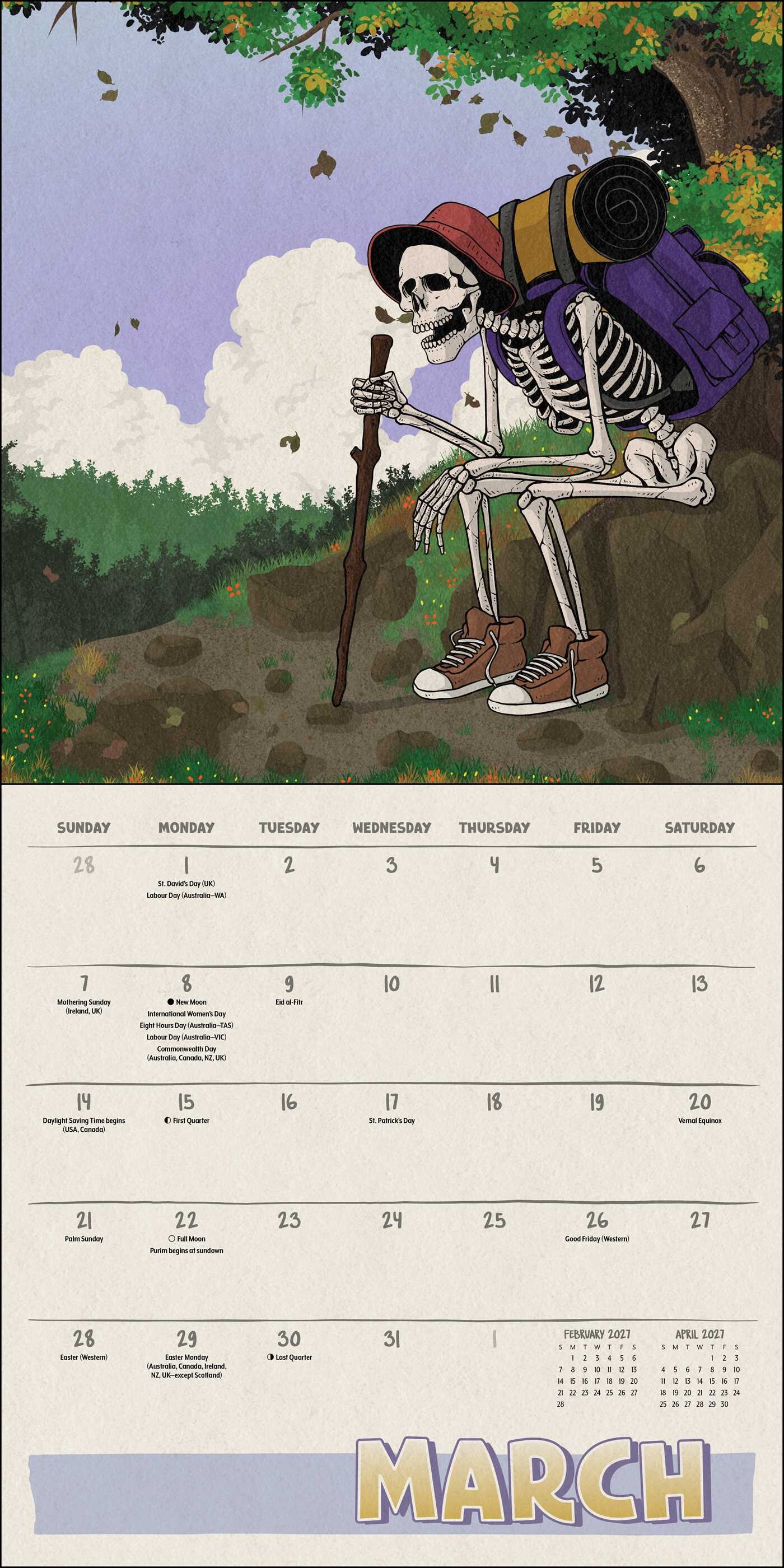 Death Takes a Holiday 2027 Wall Calendar - Book Summary & Video ...