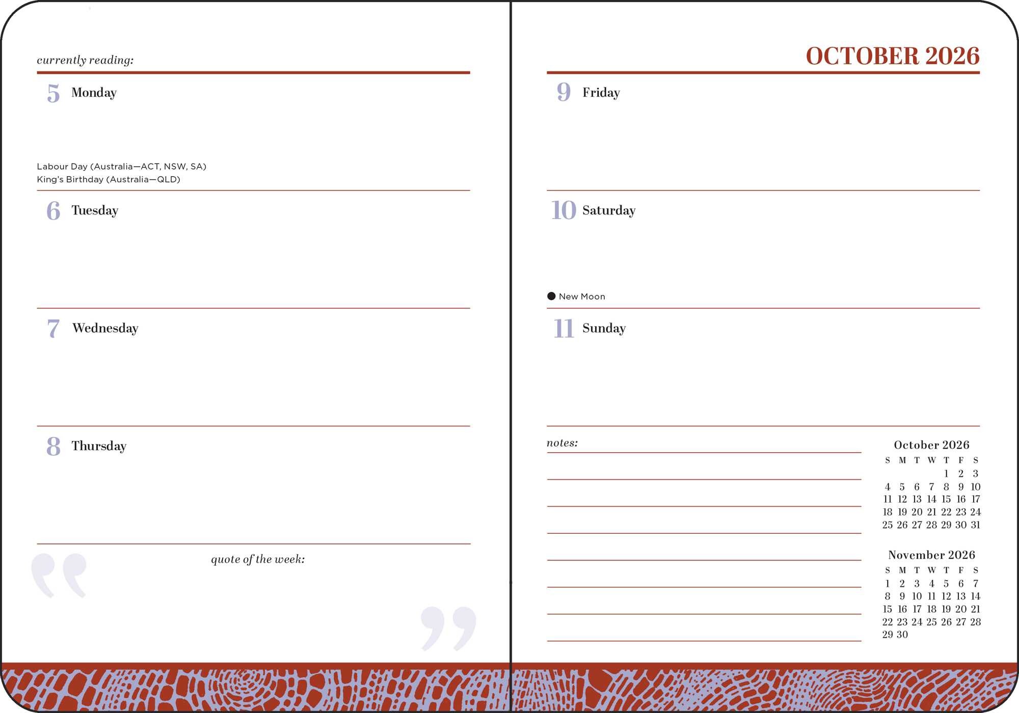 Spicy Book Club 16-Month 2026-2027 Weekly/Monthly Planner Calendar ...