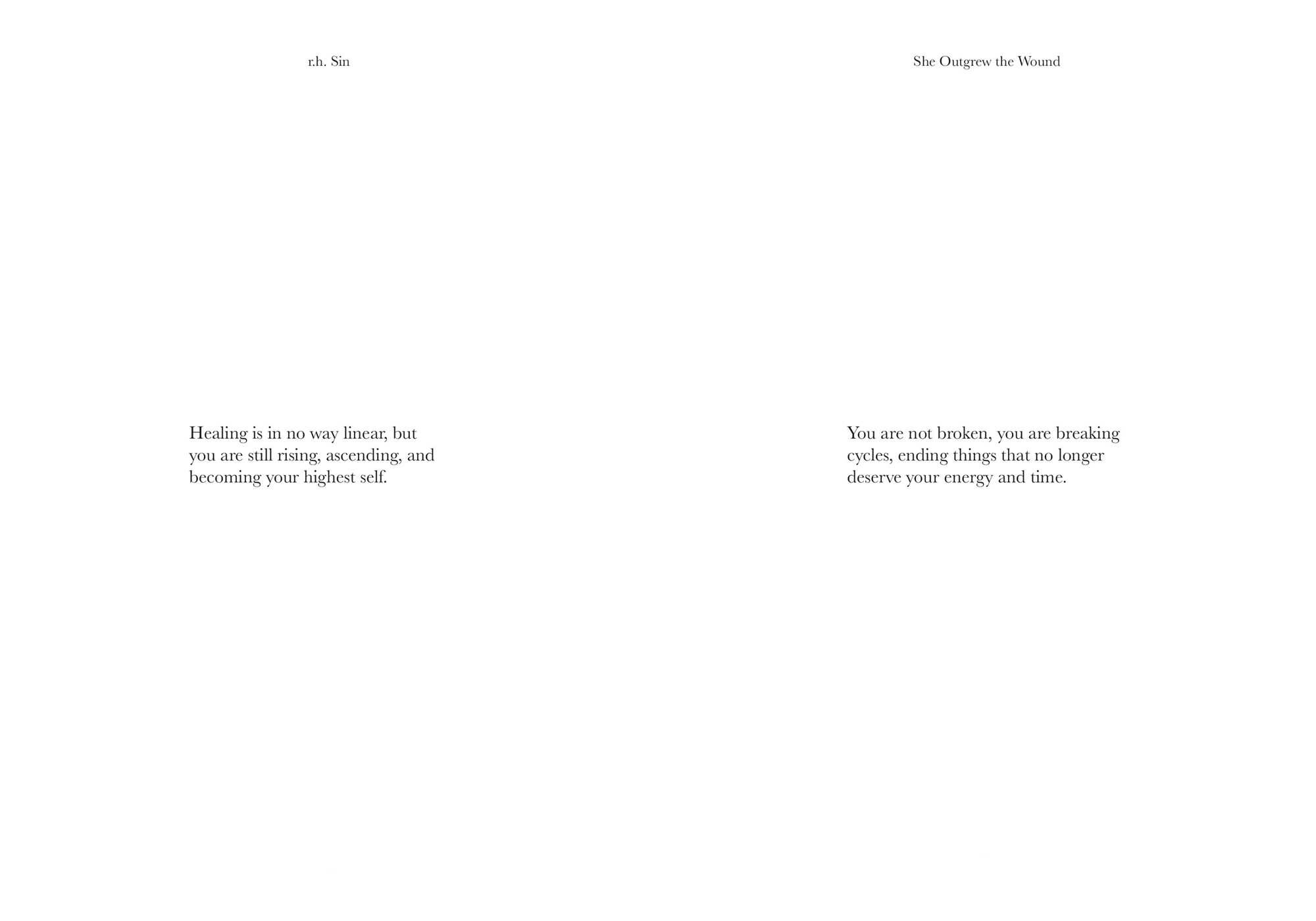 She Outgrew the Wound | Book by r.h. Sin | Official Publisher Page ...
