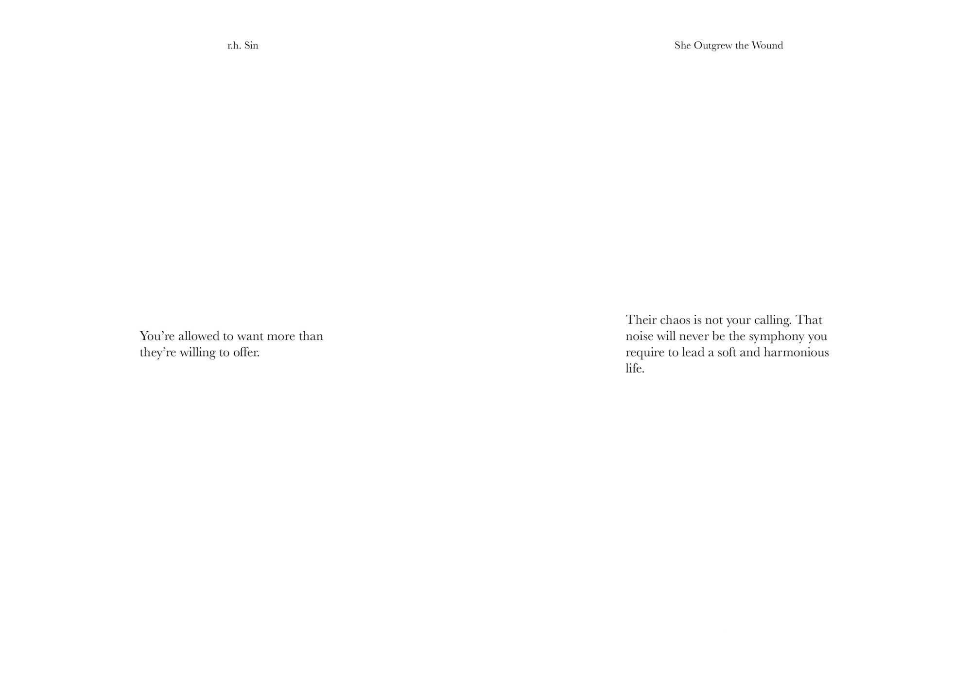 She Outgrew the Wound | Book by r.h. Sin | Official Publisher Page ...