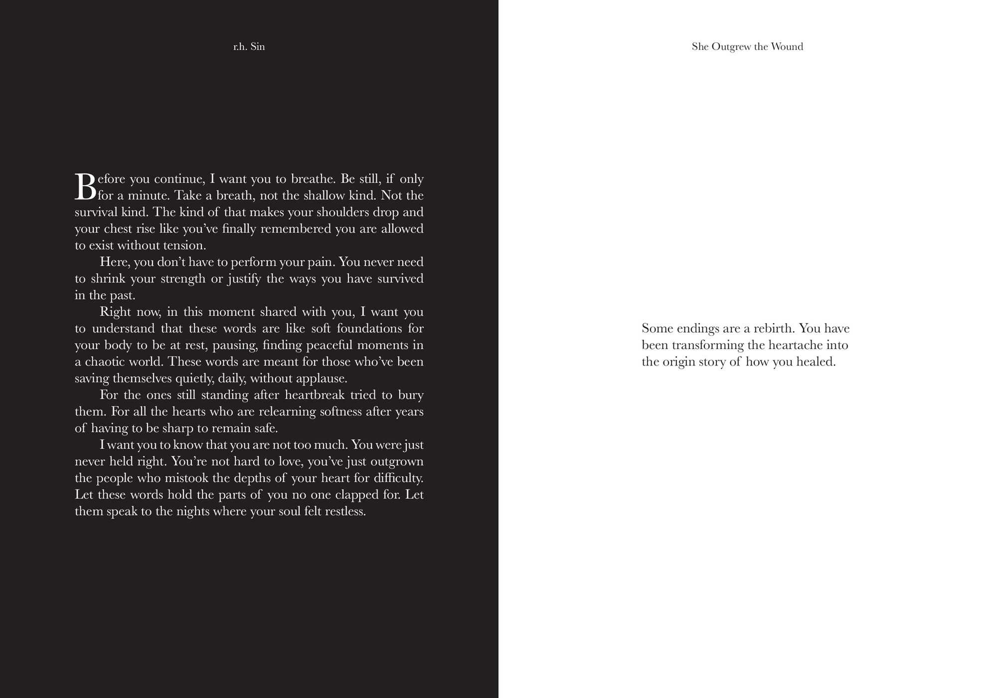 She Outgrew the Wound | Book by r.h. Sin | Official Publisher Page ...