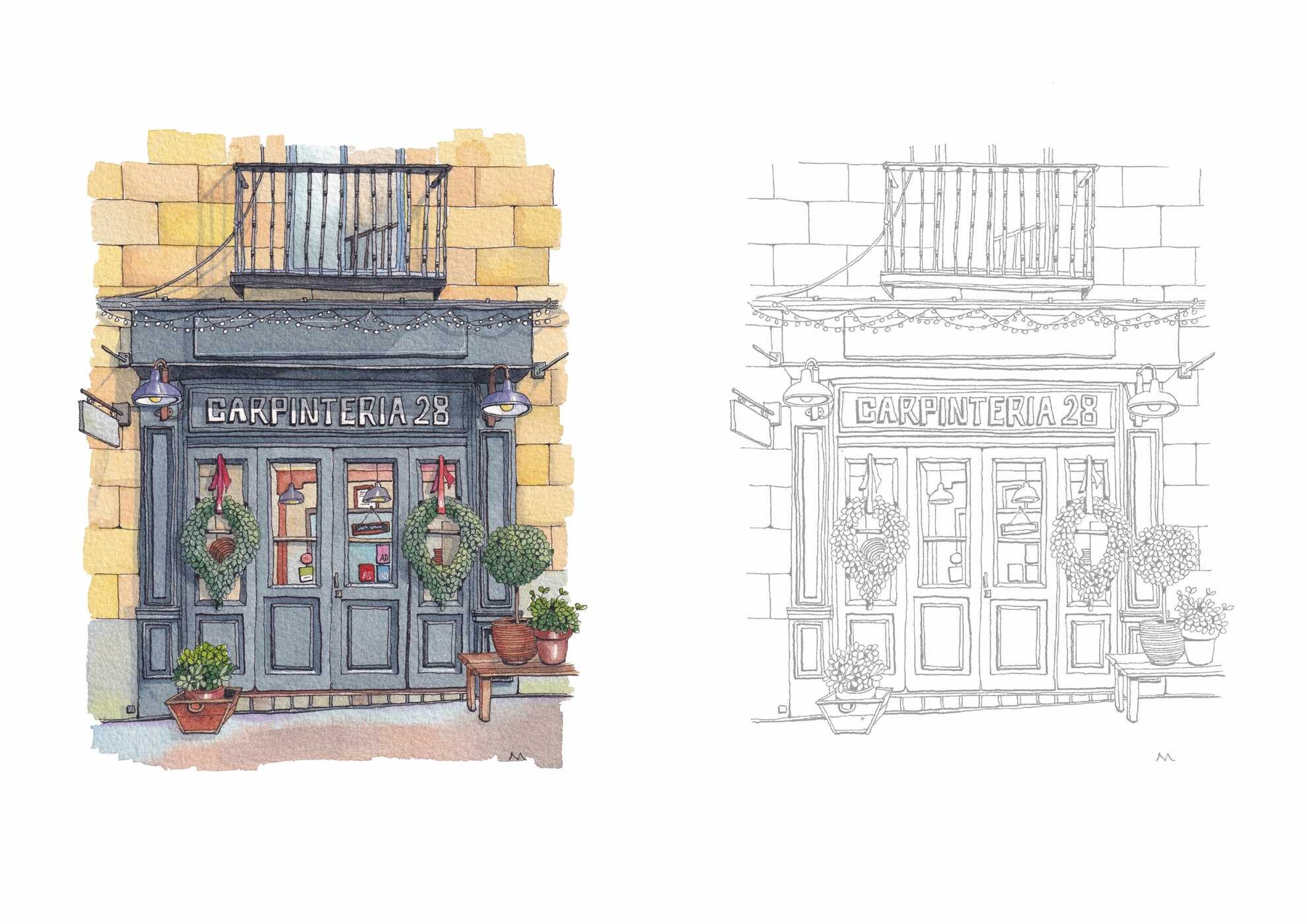 Urban Anna Coloring Book: A Whimsical World | Book by Astrid Wielinga ...